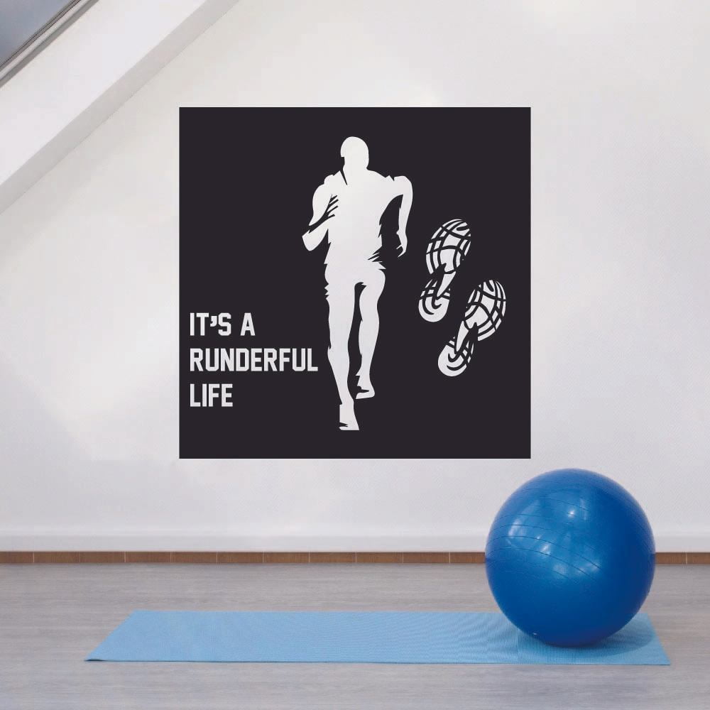 It's A Runderful Life Room Wall Art Vinyl Sticker For Home Design ...