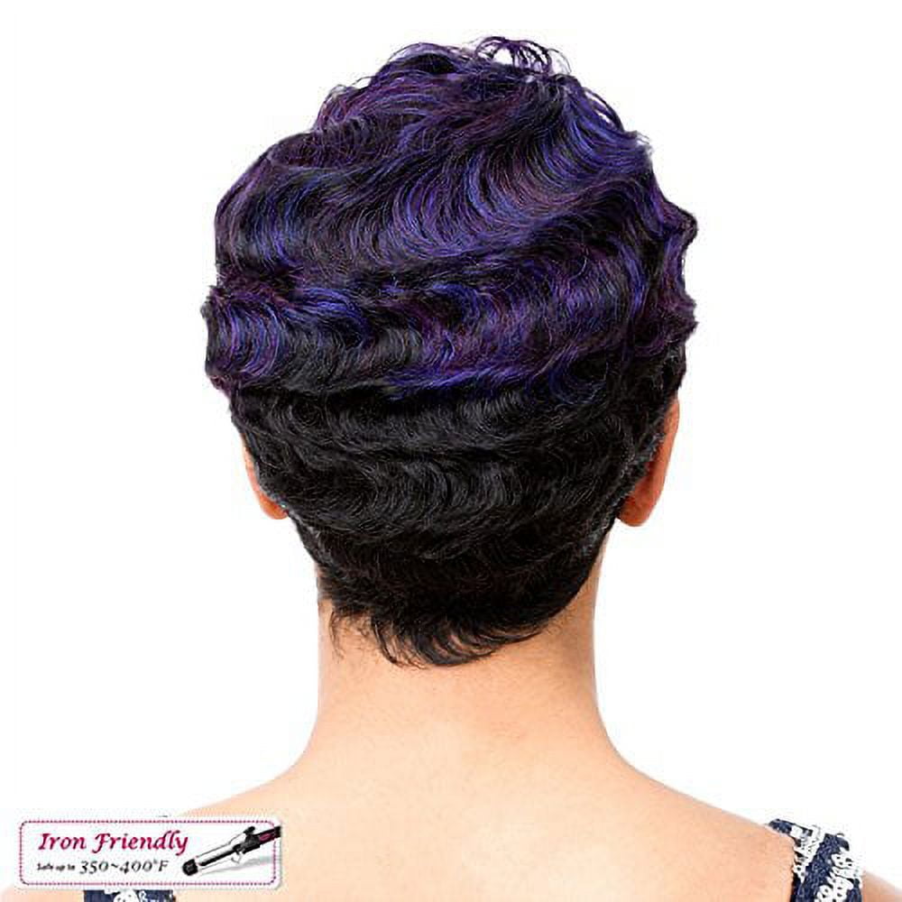 Its A Wig Real Hair Line Short Pixie Part Synthetic Wig Nuna - Walmart.com