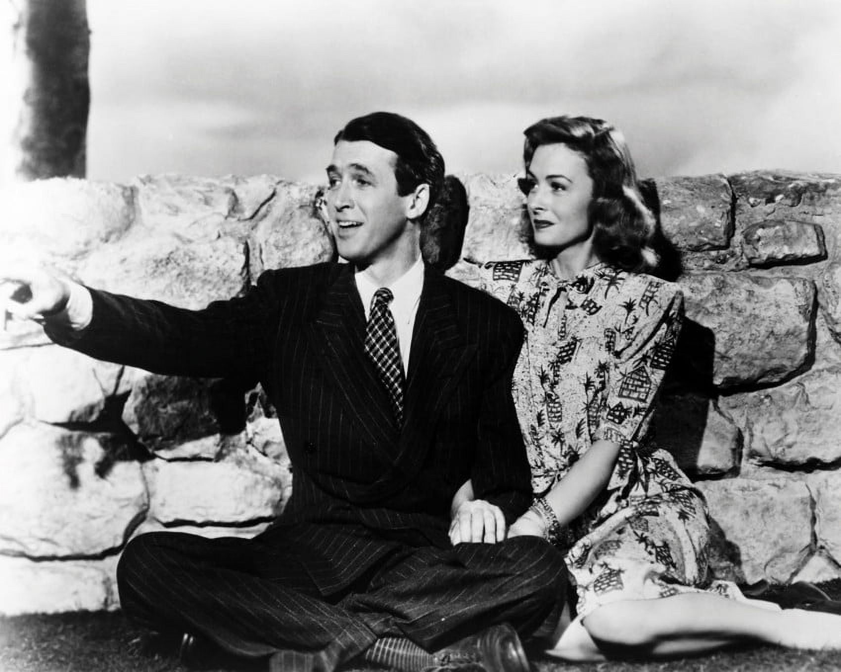 It's A Wonderful Life Featuring James Stewart, Donna Reed 24X36 Classic ...