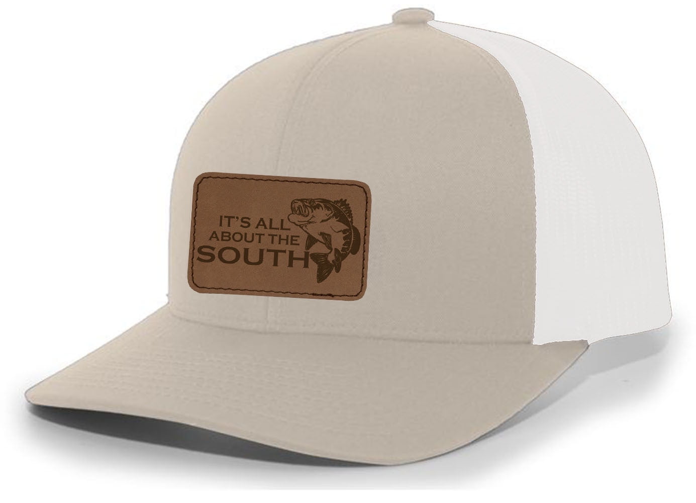 It's All About The South Jumping Bass Fishing Laser Engraved Leather ...