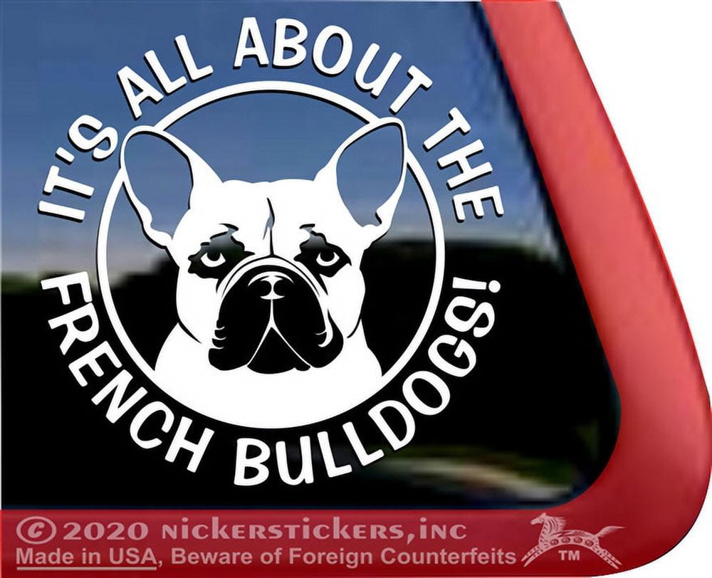 It's All About the French Bulldogs |High Quality Vinyl Fawn Dog Window ...