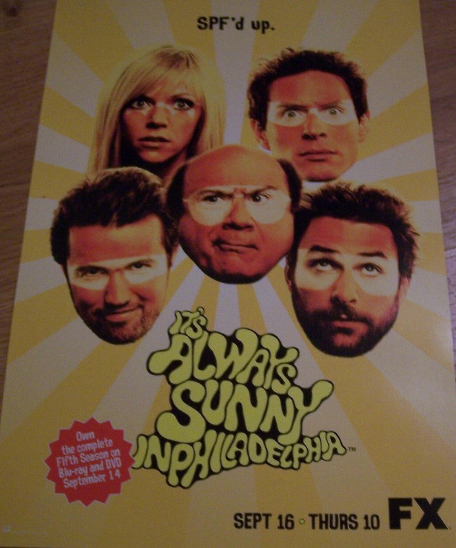 It's Always Sunny in Philadelphia 2010 Comic-Con 12x18 promo poster ...