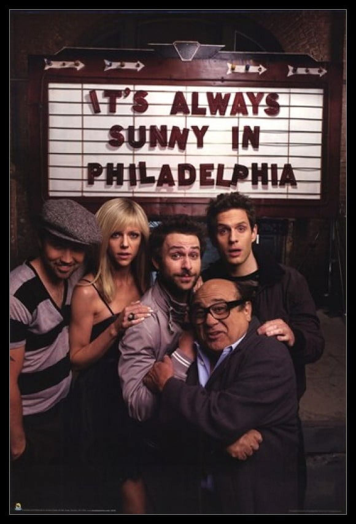 It's Always Sunny in Philadelphia - Night Laminated & Framed Poster (24 ...