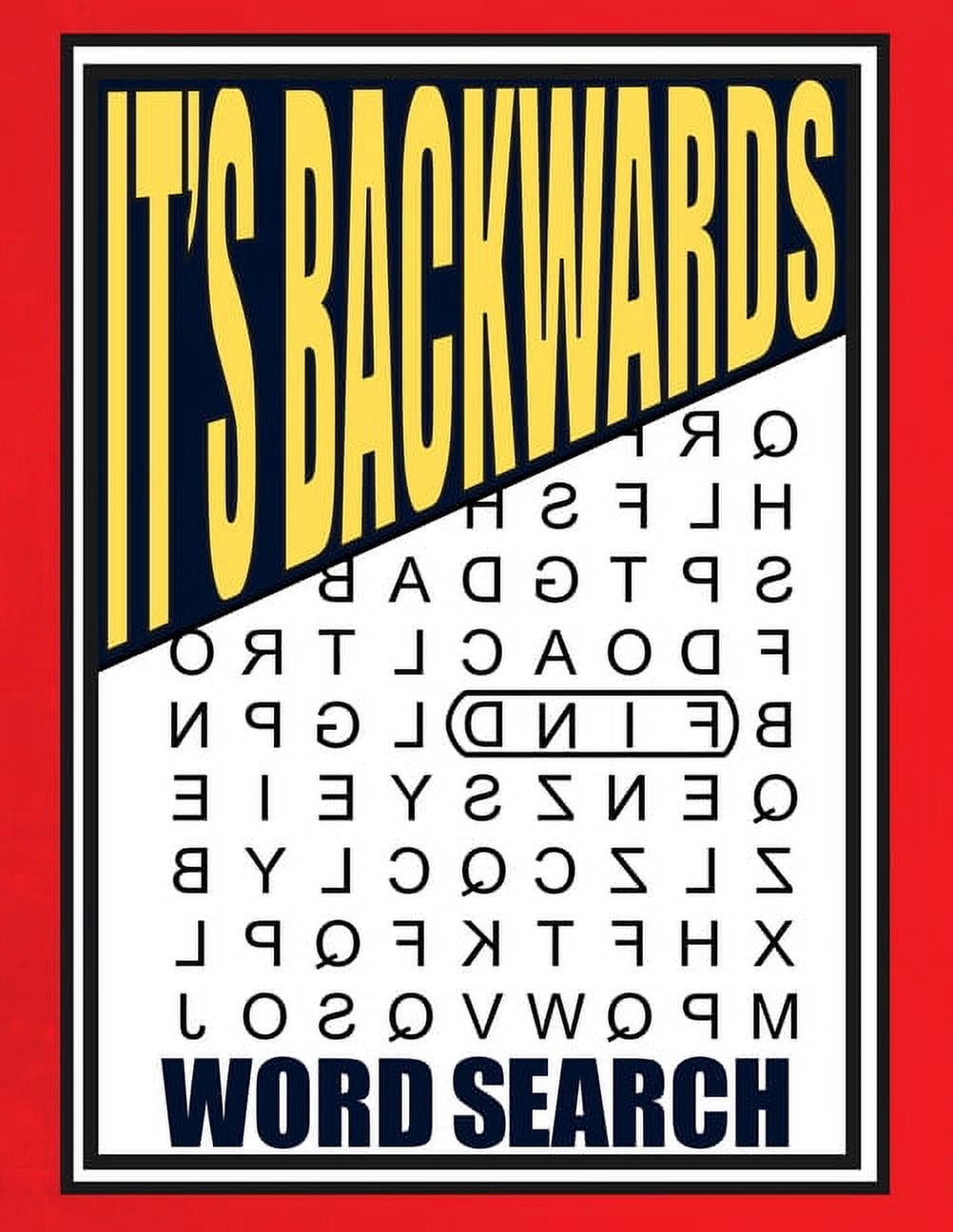 It's Backwards Word Search: 105 Challenging Large Print Puzzles ...