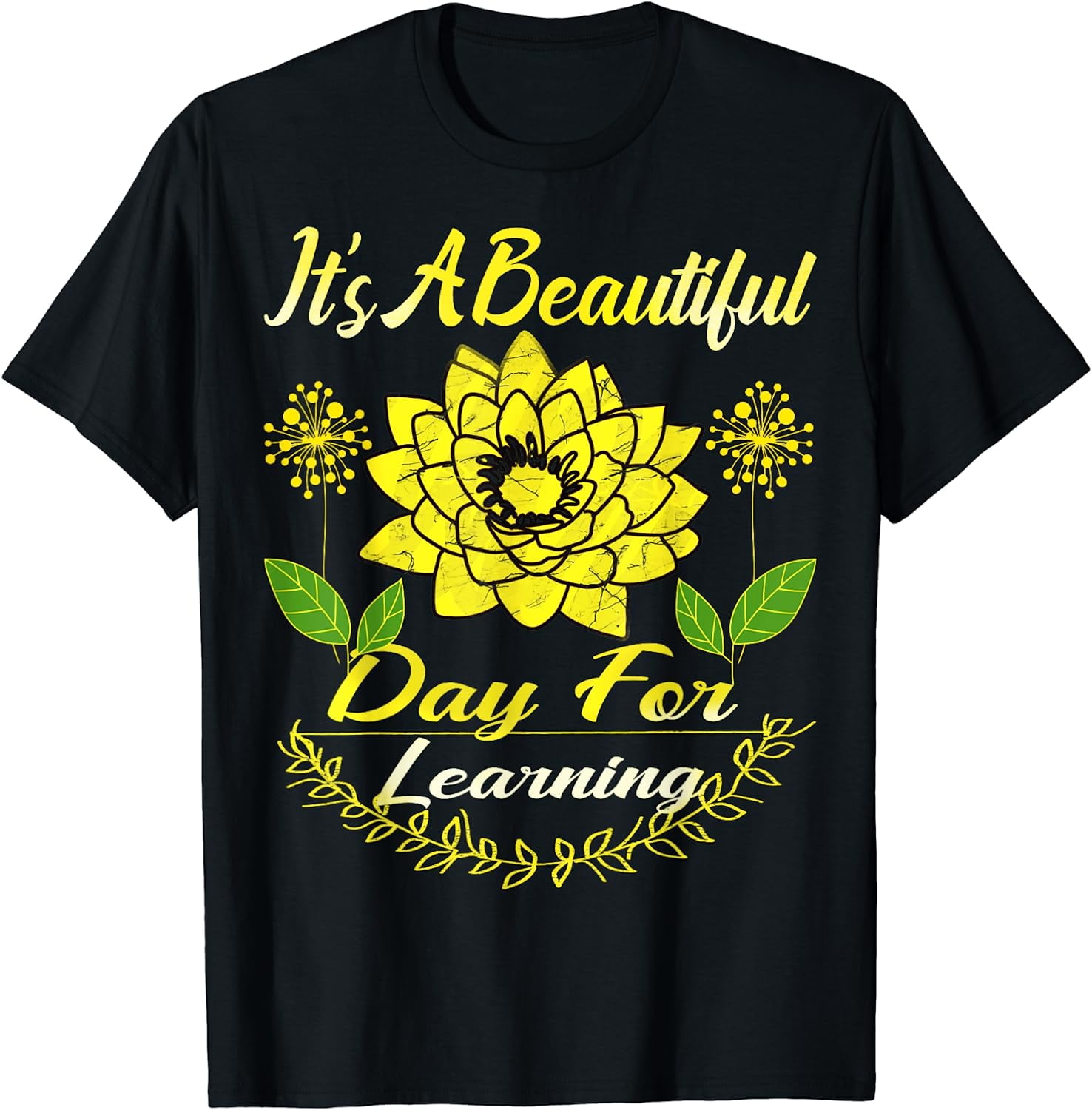 It's Beautiful Day For Learning Retro Teacher Students T-Shirt ...