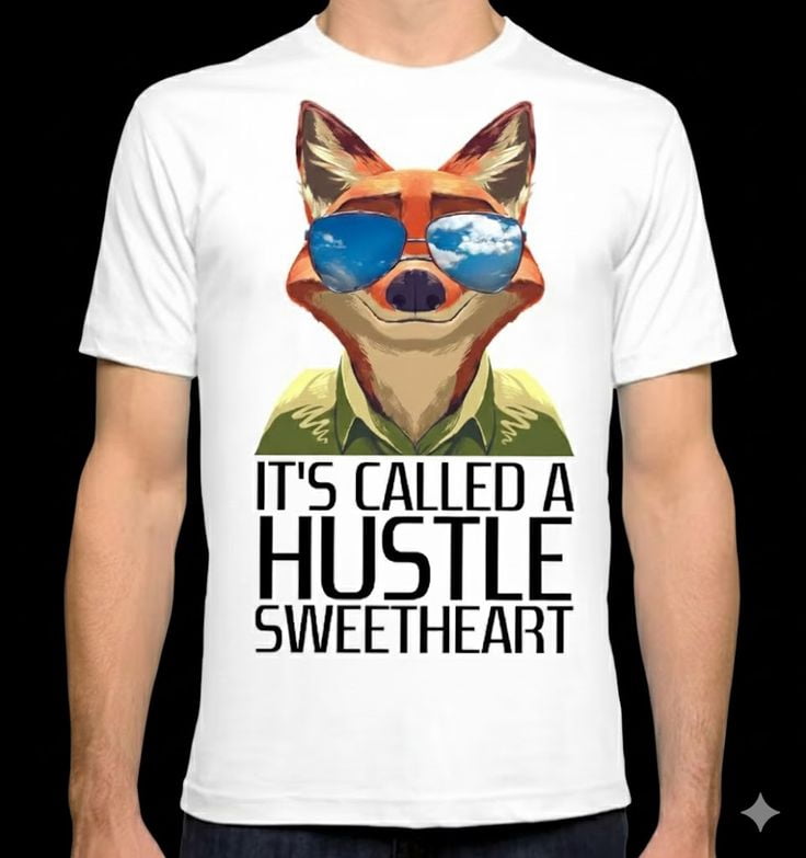 It's Called a Hustle Sweetheart Shirt | Disney Nickk & Judyy Inspired ...