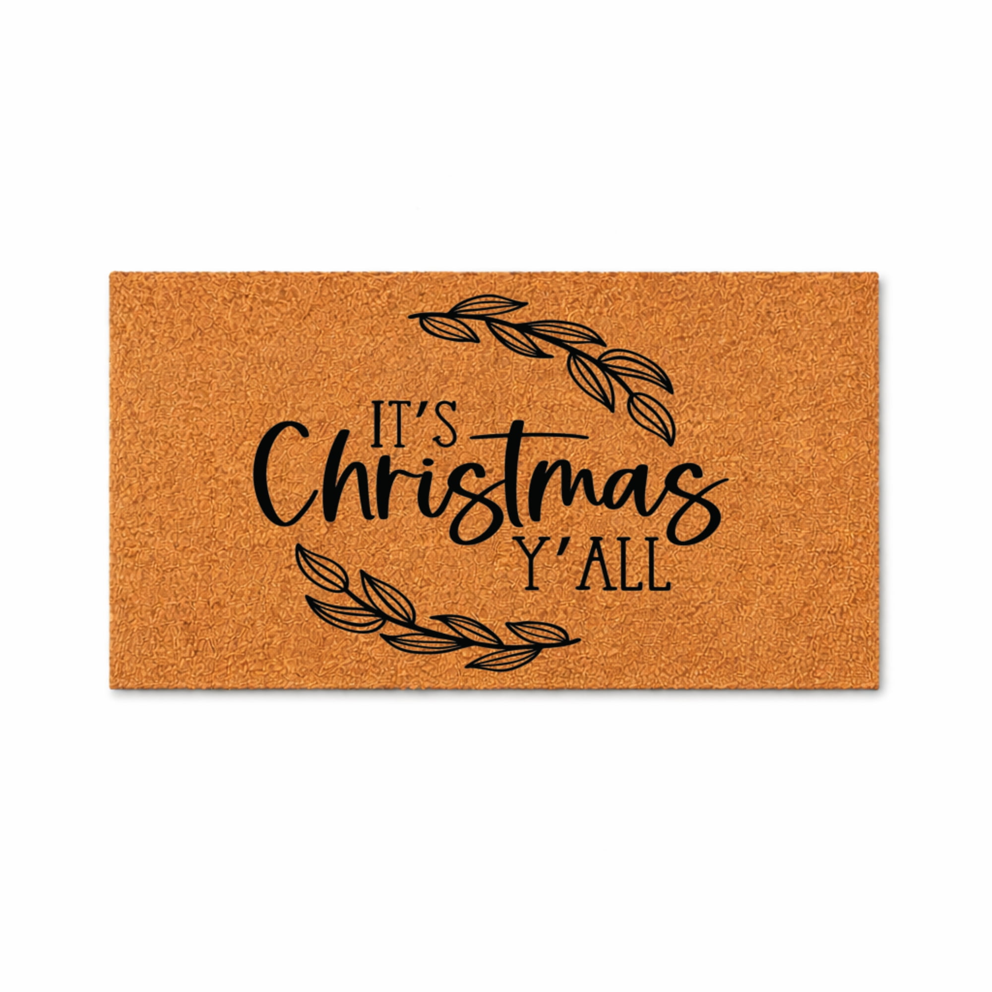 It’s Christmas Y’all Doormat, Welcome Mat, Front Door Entry Rug, Winter ...