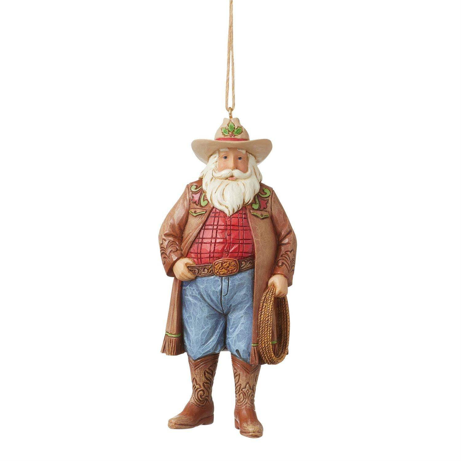 It's Christmas Y'all - Western Santa Cowboy Hat Ornament - Walmart.com