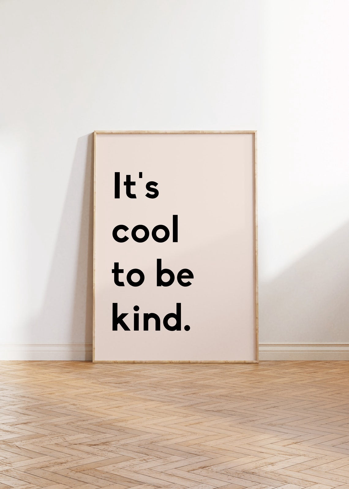 It’s Cool to Be Kind Quote Wall Art Nursery Decor, Unframed Paper Print ...