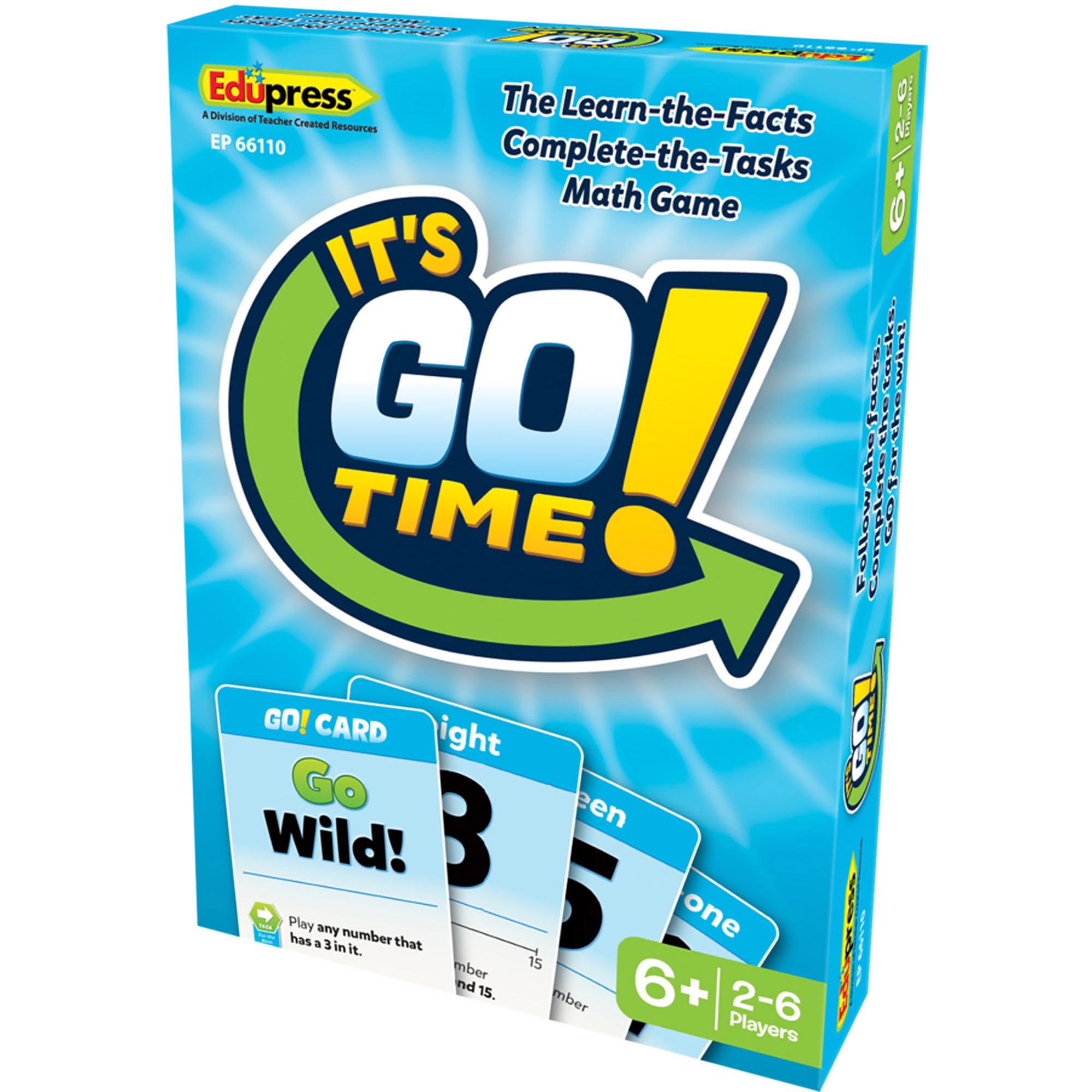 It's GO Time! Card Game, by Teacher Created Resources - Walmart.com