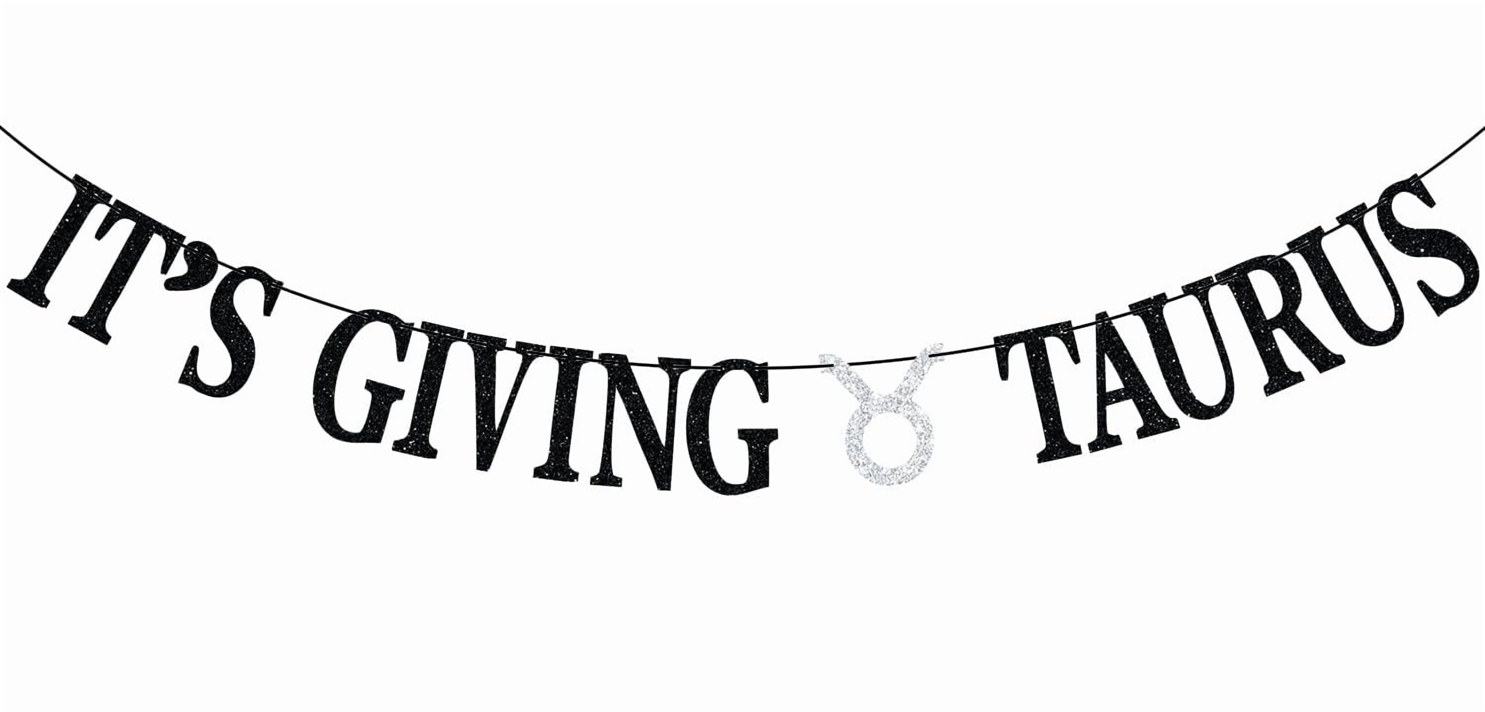 It's Giving Taurus Banner, Big Taurus Energy, Taurus Season, 12 Zodiac ...