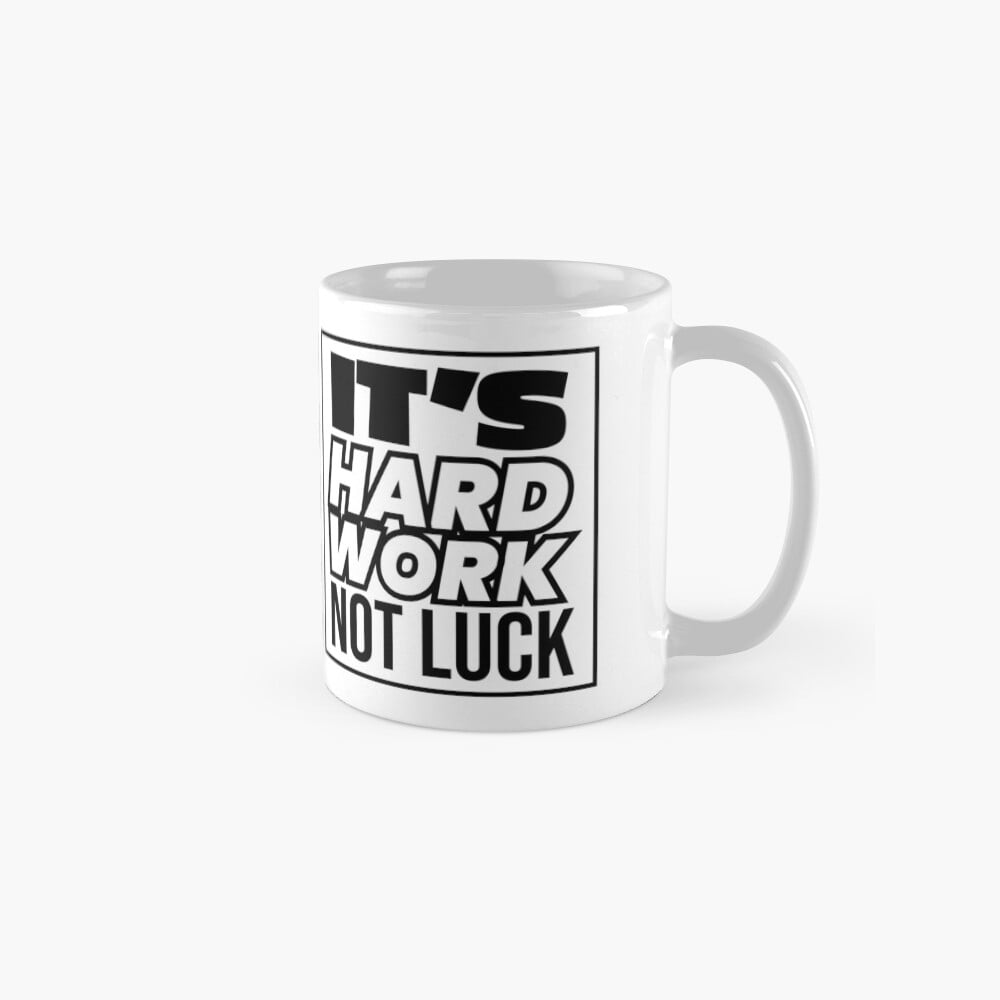 It's Hard Work Not Lunk-Motivational Quotes Classic Mug - Walmart.com