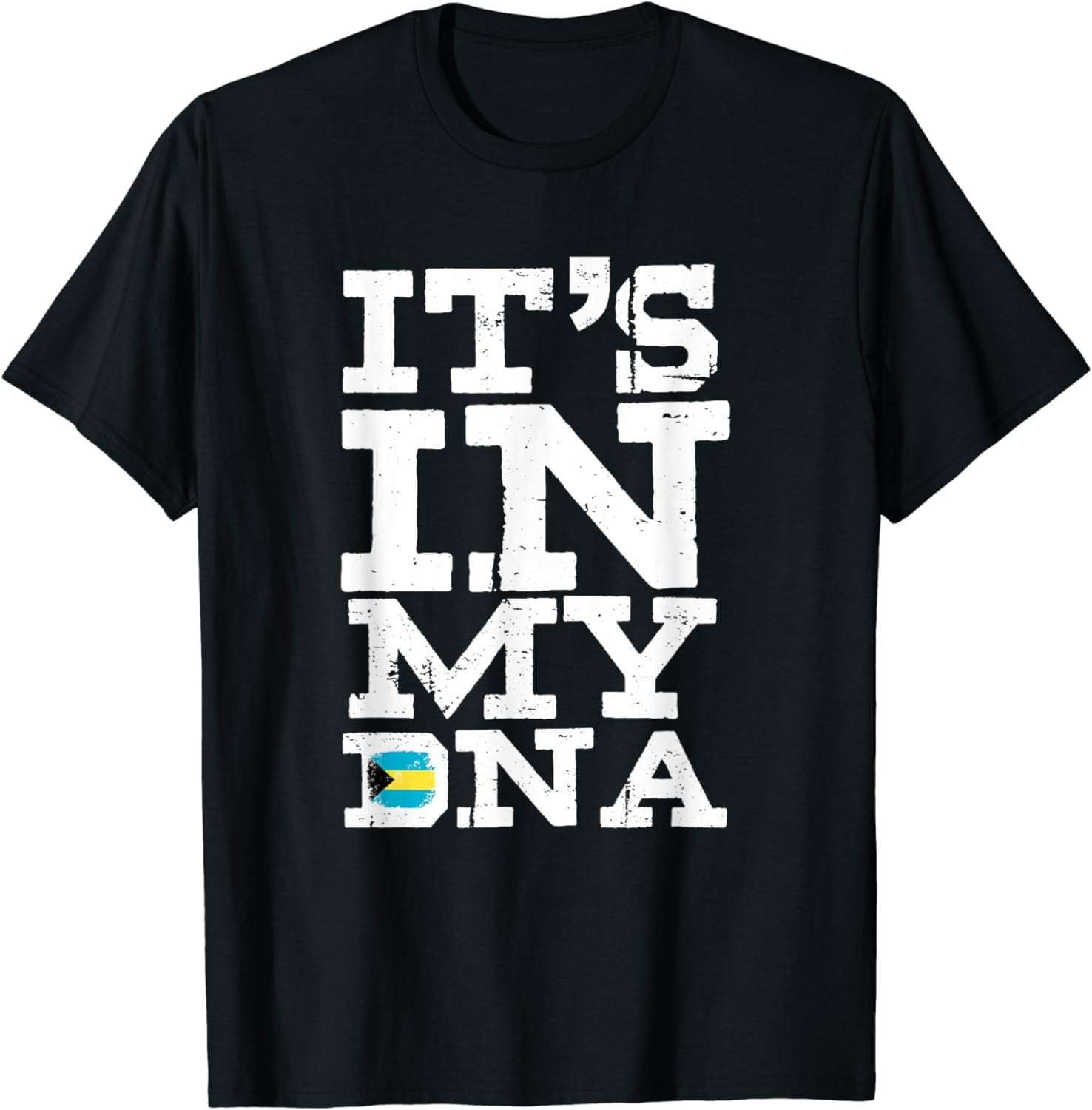 It's In My DNA Bahamas Bahamian Flag Men Women Kids T-Shirt - Walmart.com