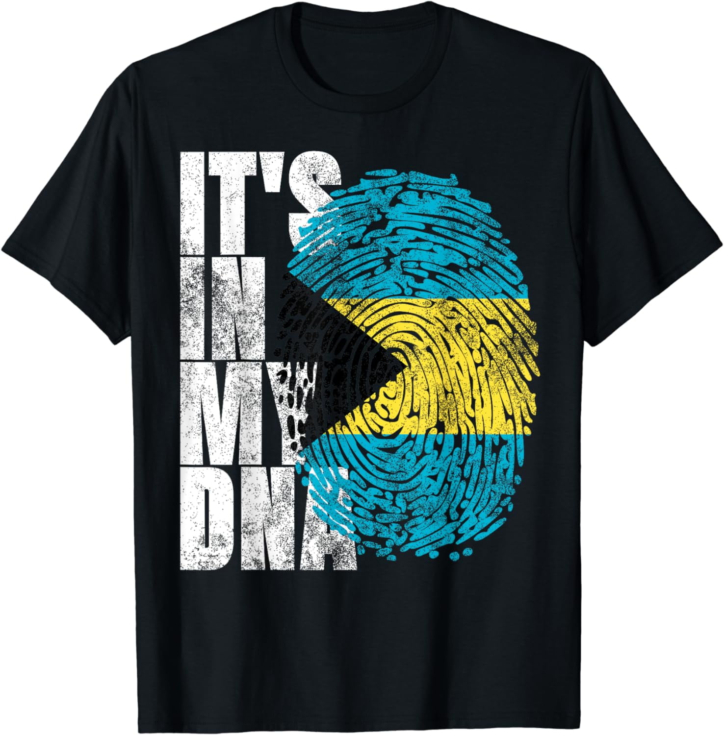 It's In My DNA Bahamas Shirt Family Trip Gifts Bahamian Flag T-Shirt ...