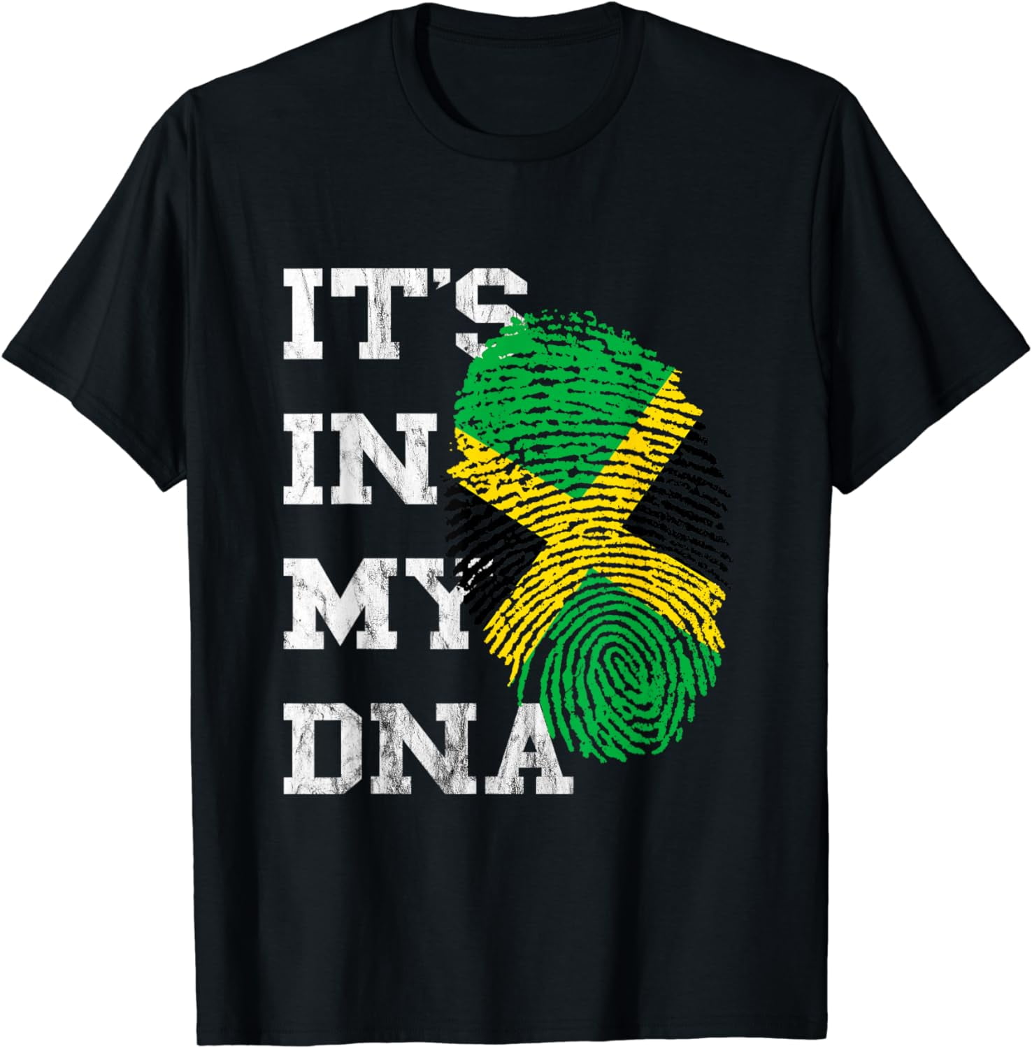 It's In My DNA Jamaica Genetic Jamaican Roots Jamaican Pride T-Shirt ...