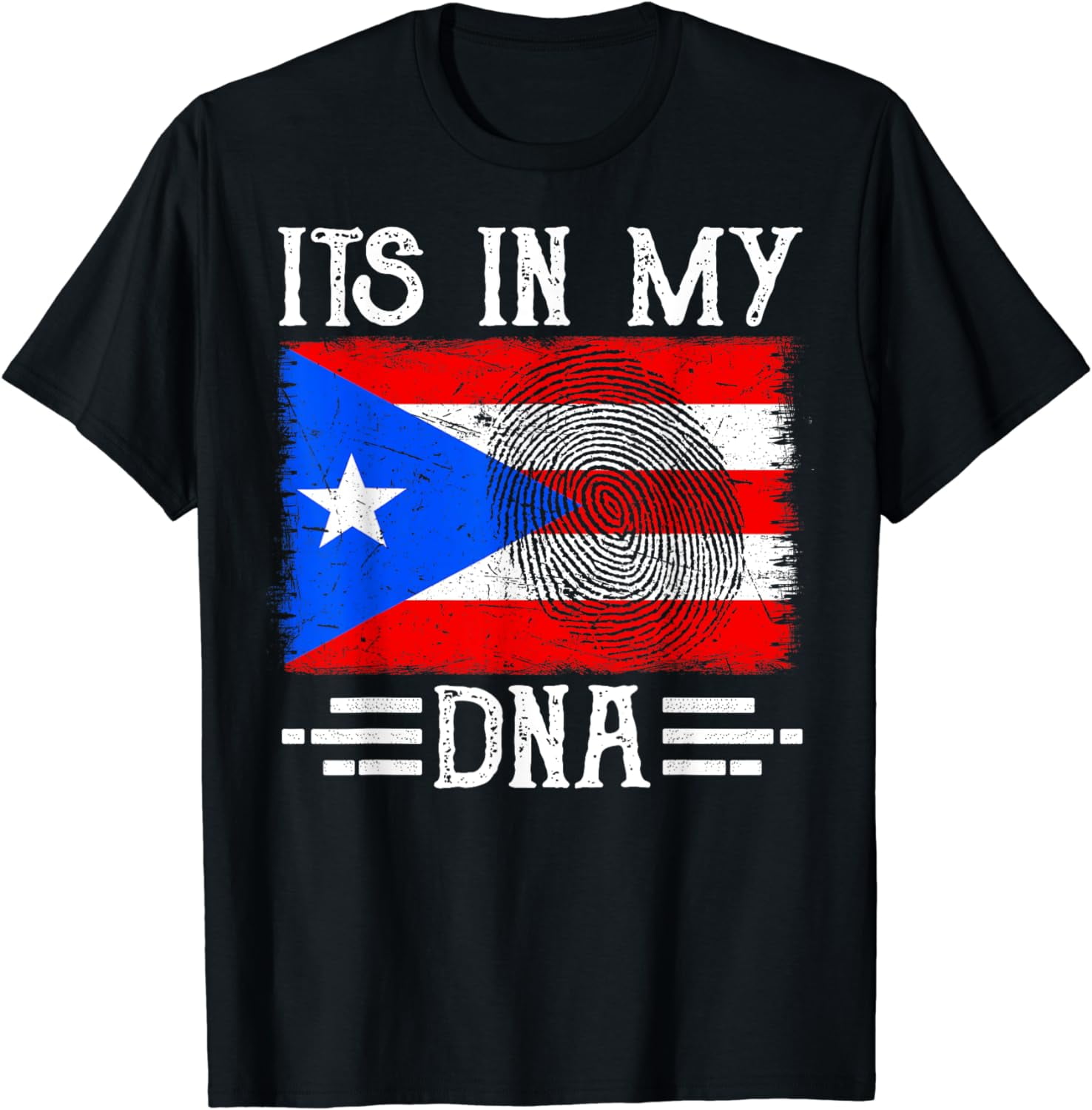 It's In My DNA Puerto Rico Rican Hispanic Heritage Month T-Shirt ...