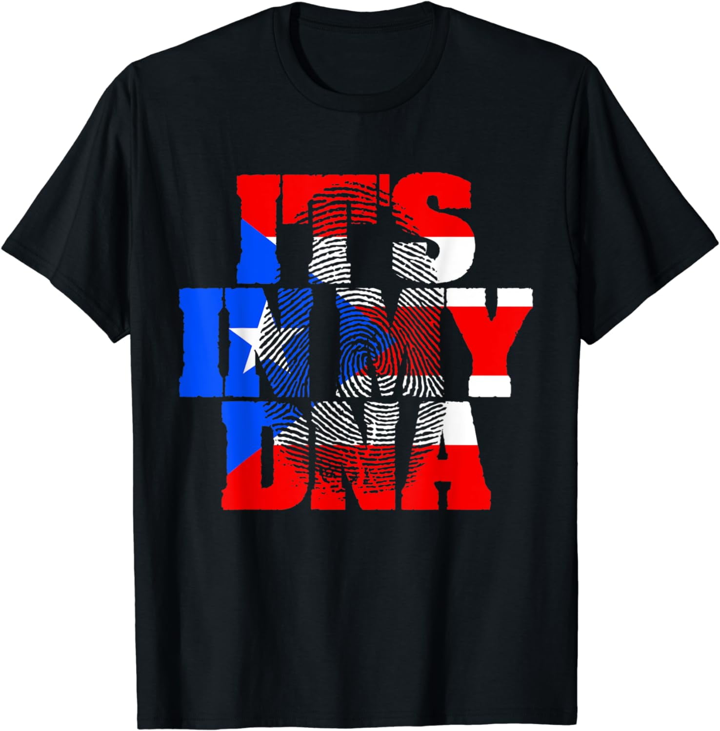 It's In My DNA Puerto Rico T Shirt Flag Rican Country Pride - Walmart.com
