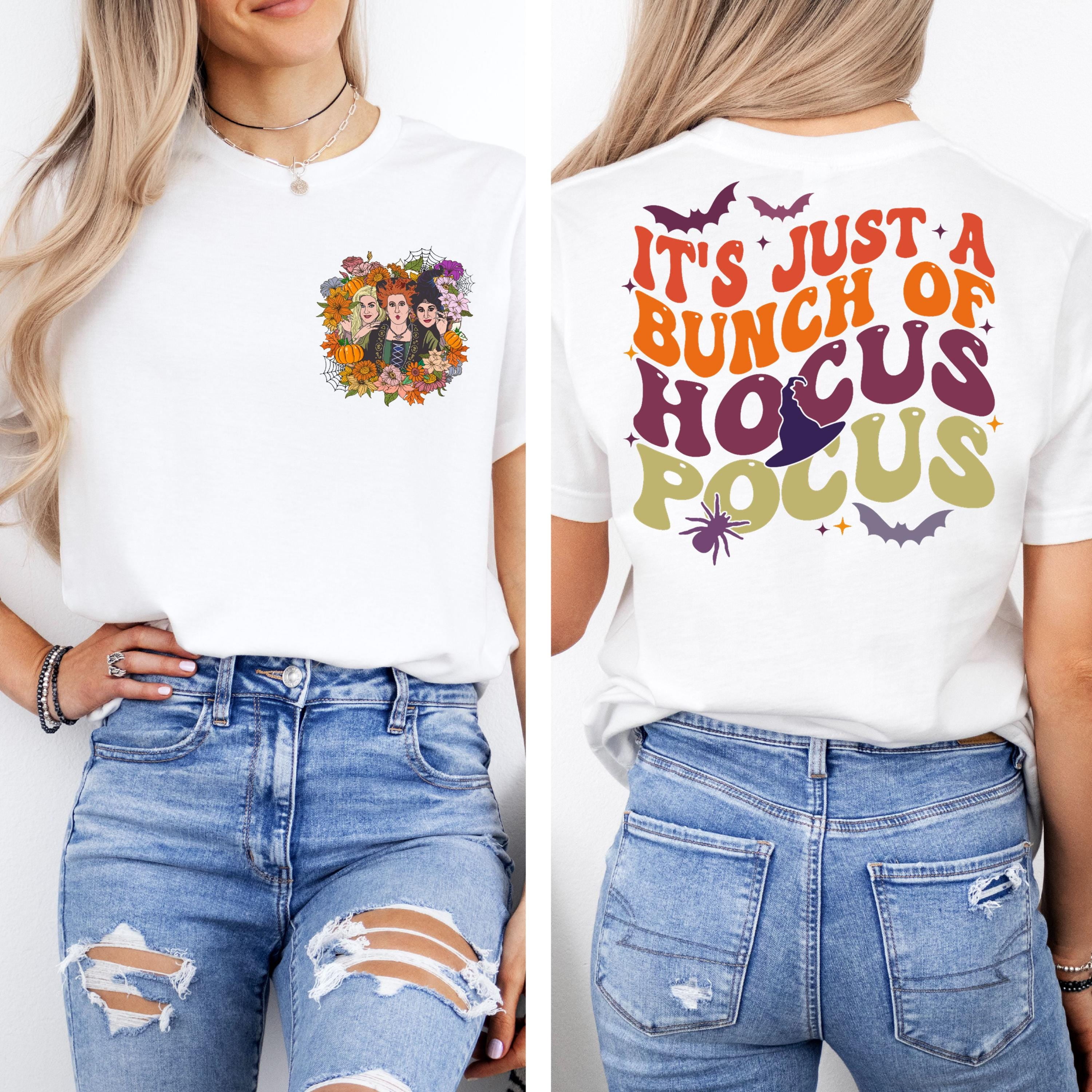 It's Just A Bunch Of Hocus Pocus T-Shirt, Hocus Pocus Shirt, Halloween ...