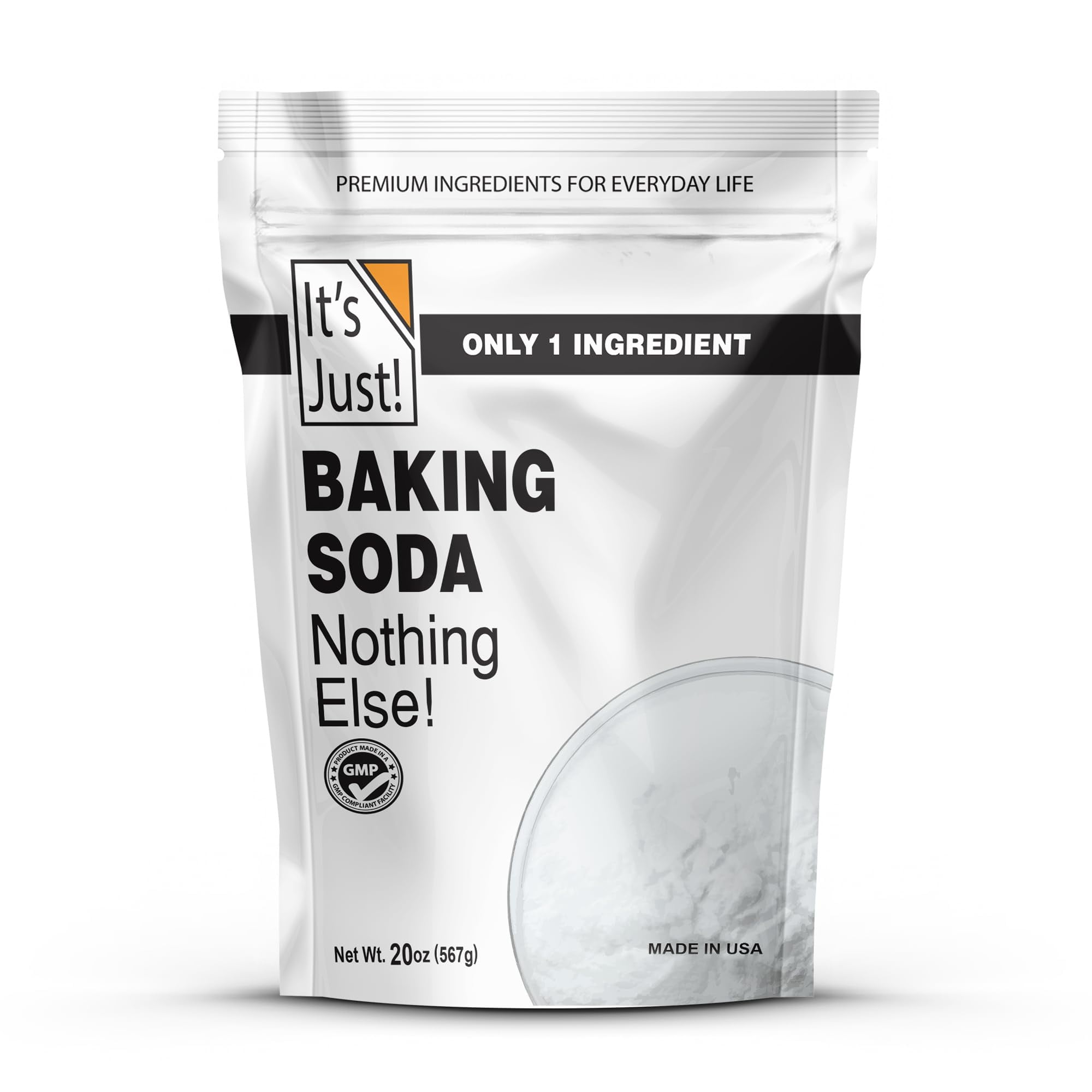 It's Just - Baking Soda, 100% TVS1 Pure Sodium Bicarbonate, Food Grade ...