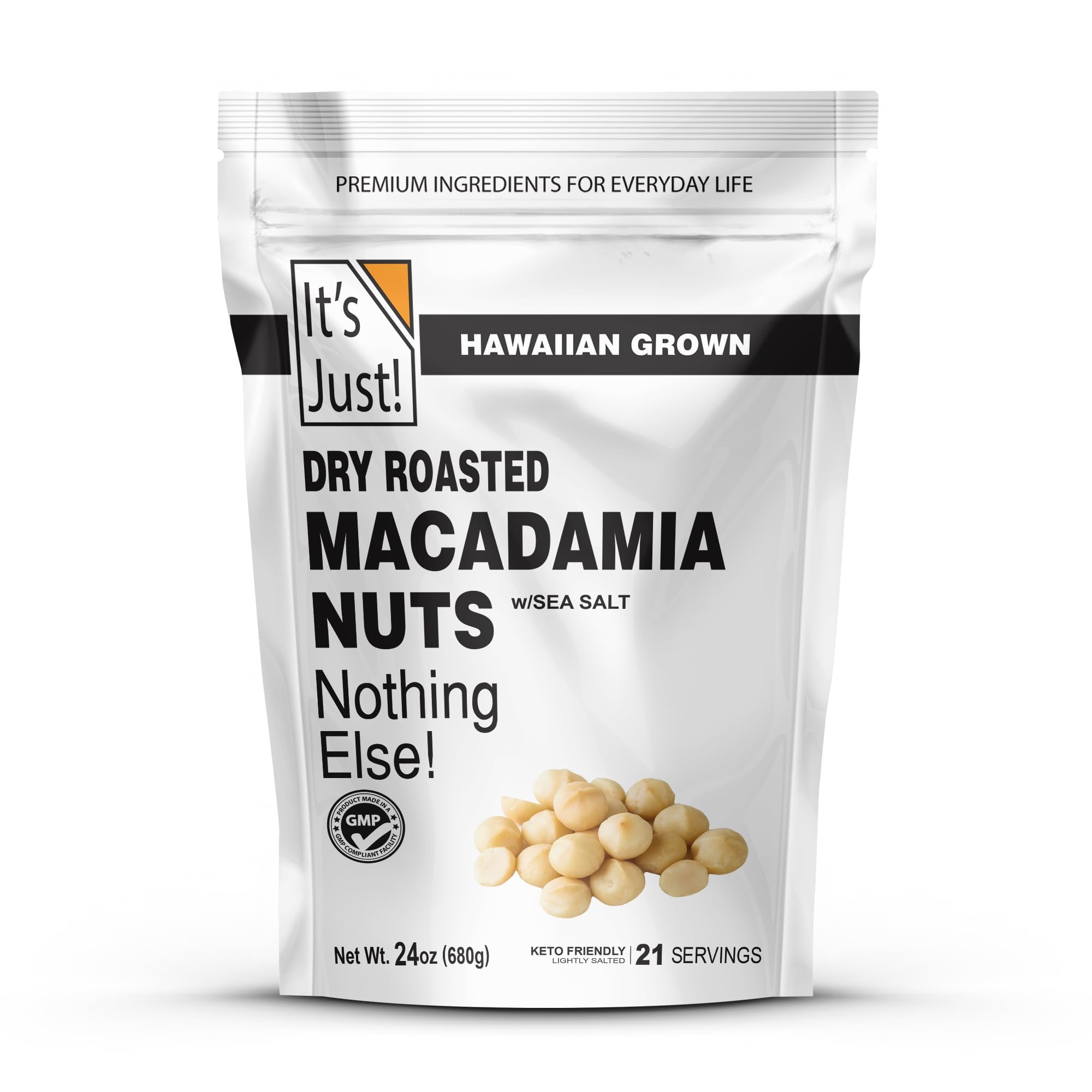 It's Just - Hawaiian DEF29 Macadamia Nuts (1.5lbs), Small Batch Dry ...