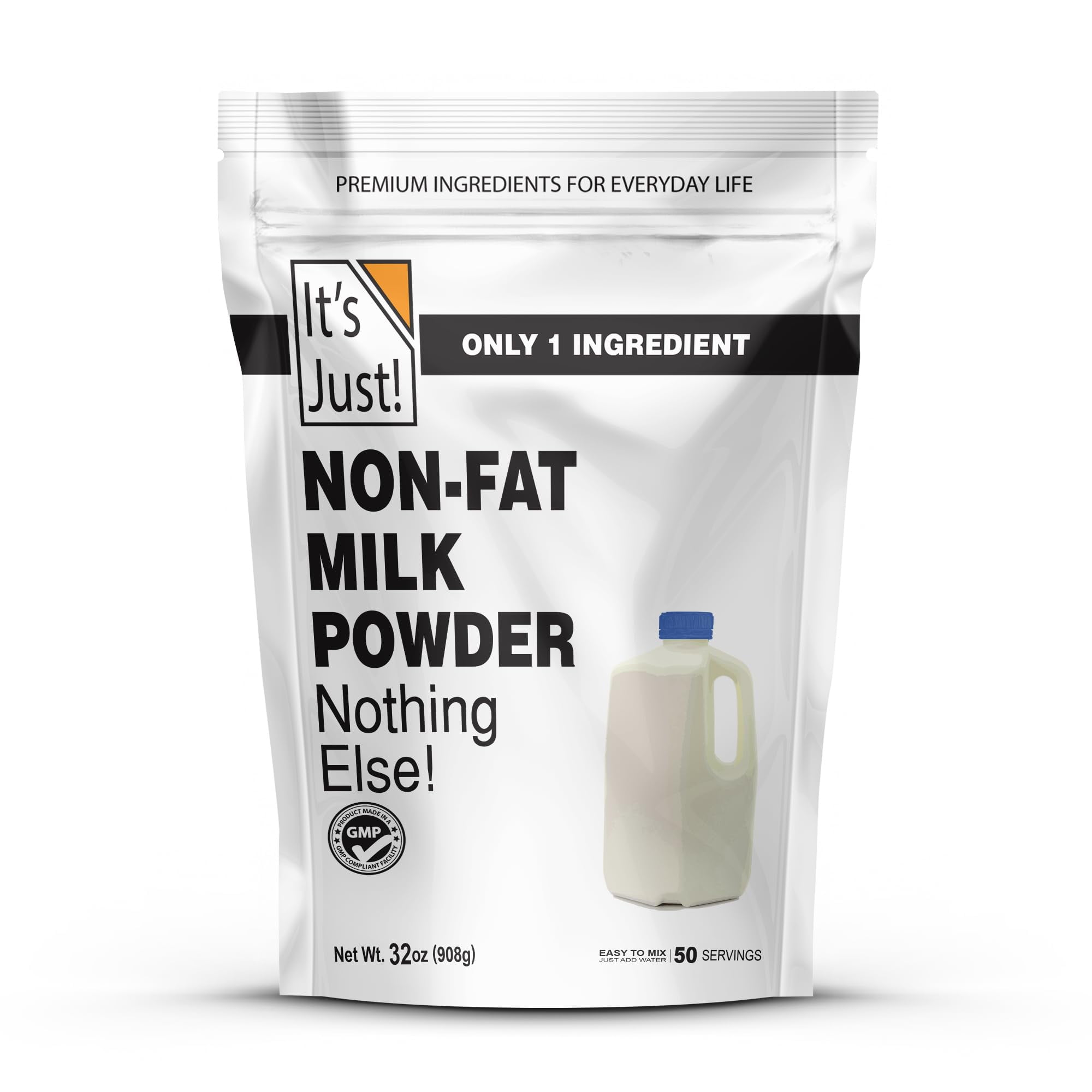 It's Just - Powdered BDF32 Non-Fat (Skim) Milk, rBST/rBGH Hormone Free ...
