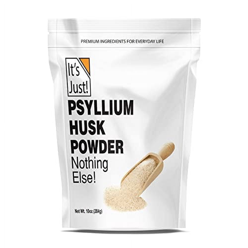 Its Just Psyllium Husk Powder Non Gmo Dietary Fiber Keto Baking 10oz