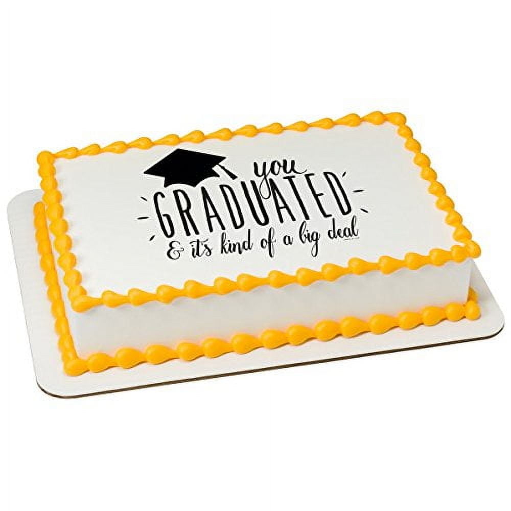It's Kind Of A Big Deal Grad Graduation Edible Image Cake Topper For ...