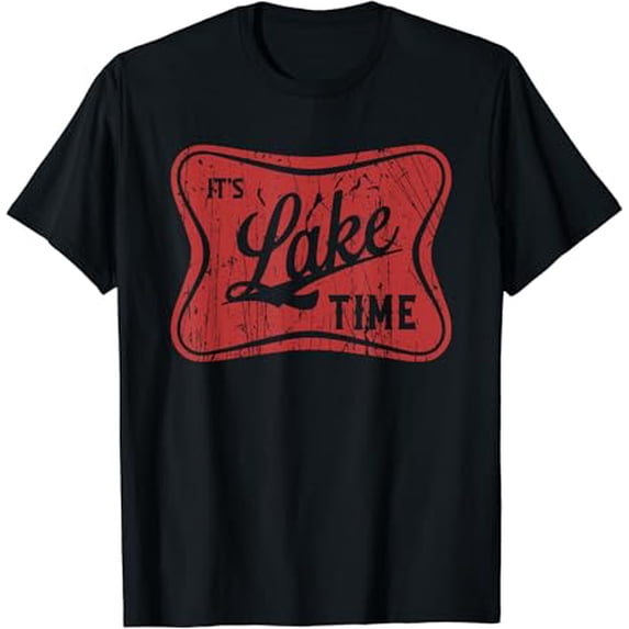It's Lake Time, Summer Lake Camper Life T-Shirt - Walmart.com