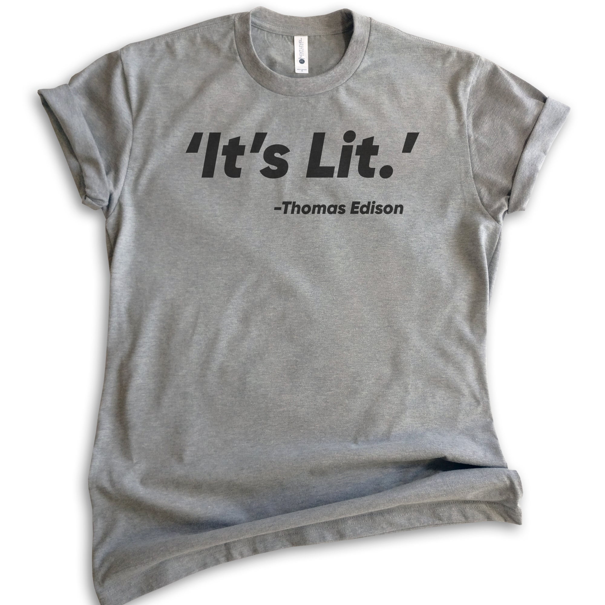 It's Lit T-shirt, Unisex Women's Men's Shirt, Funny Shirt, Funny Saying ...