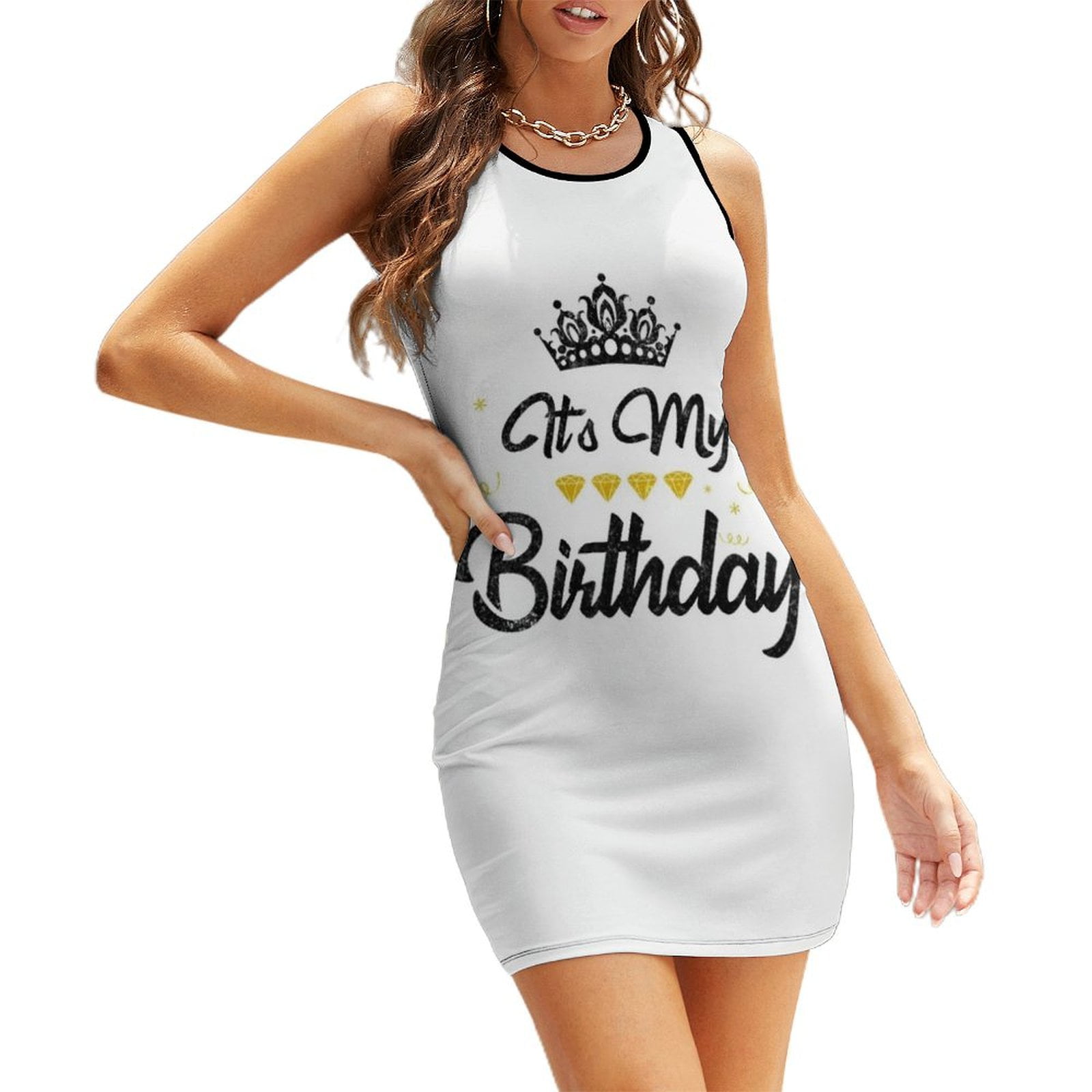 It's My Birthday Shirt Happy Birthday Sleeveless Dress Casual dresses ...