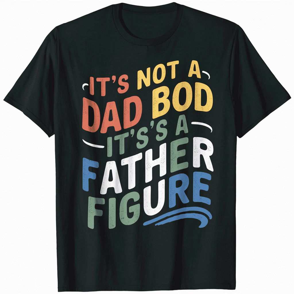 It's Not A Dad Bod It's A Father Figure T-Shirt Father's Day T-Shirt ...
