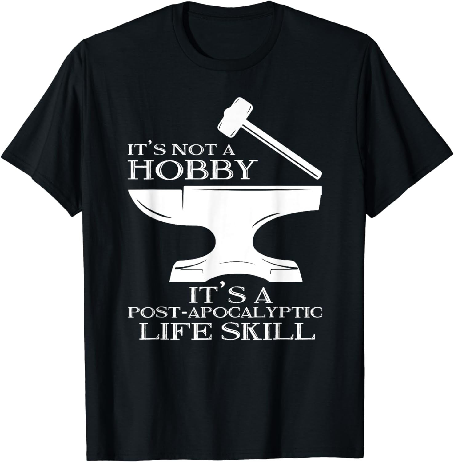 It's Not A Hobby Farrier Blacksmith Anvil Forging T-Shirt - Walmart.com