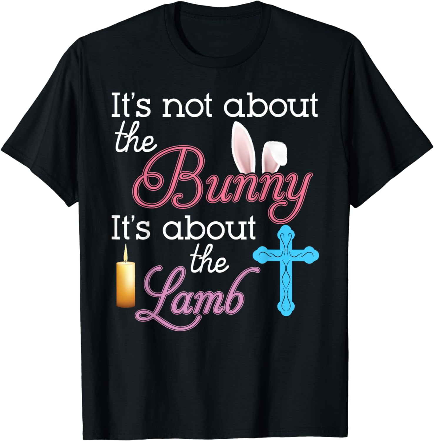 It's Not About The Bunny The Lamb Easter Egg Day T-Shirt Egg - Walmart.com