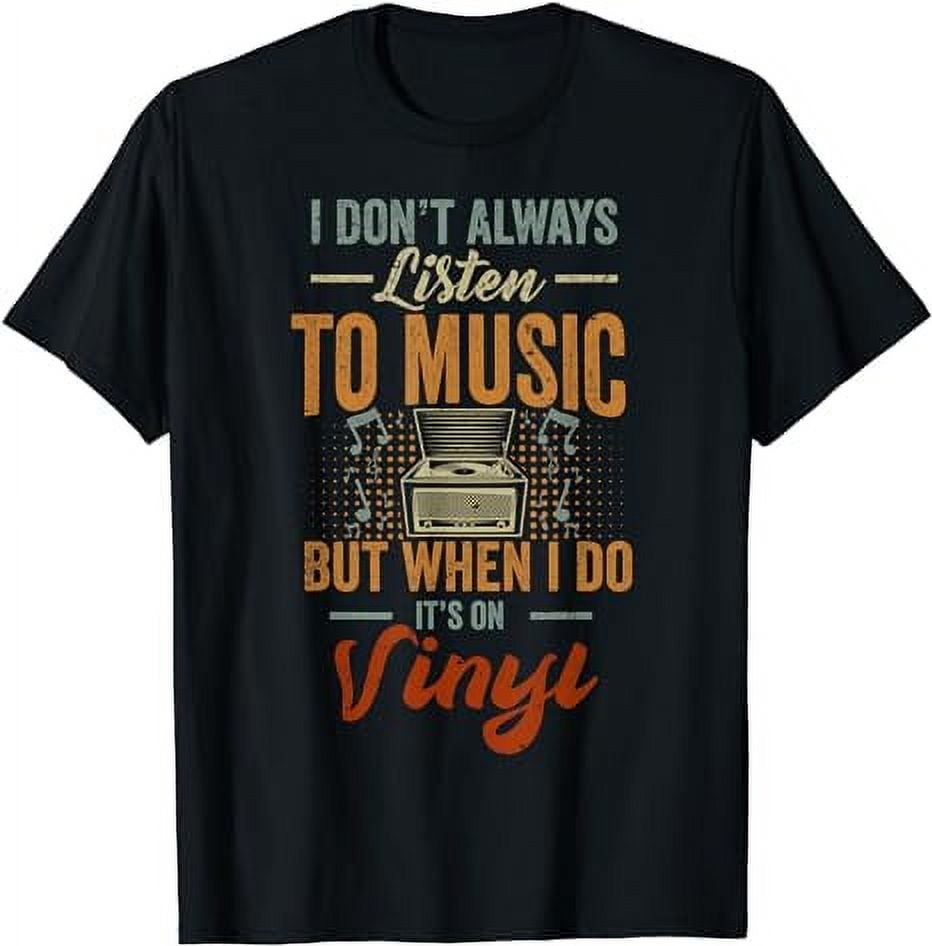 It's On Vinyl Records Player Record Collector Music Lover T-Shirt ...