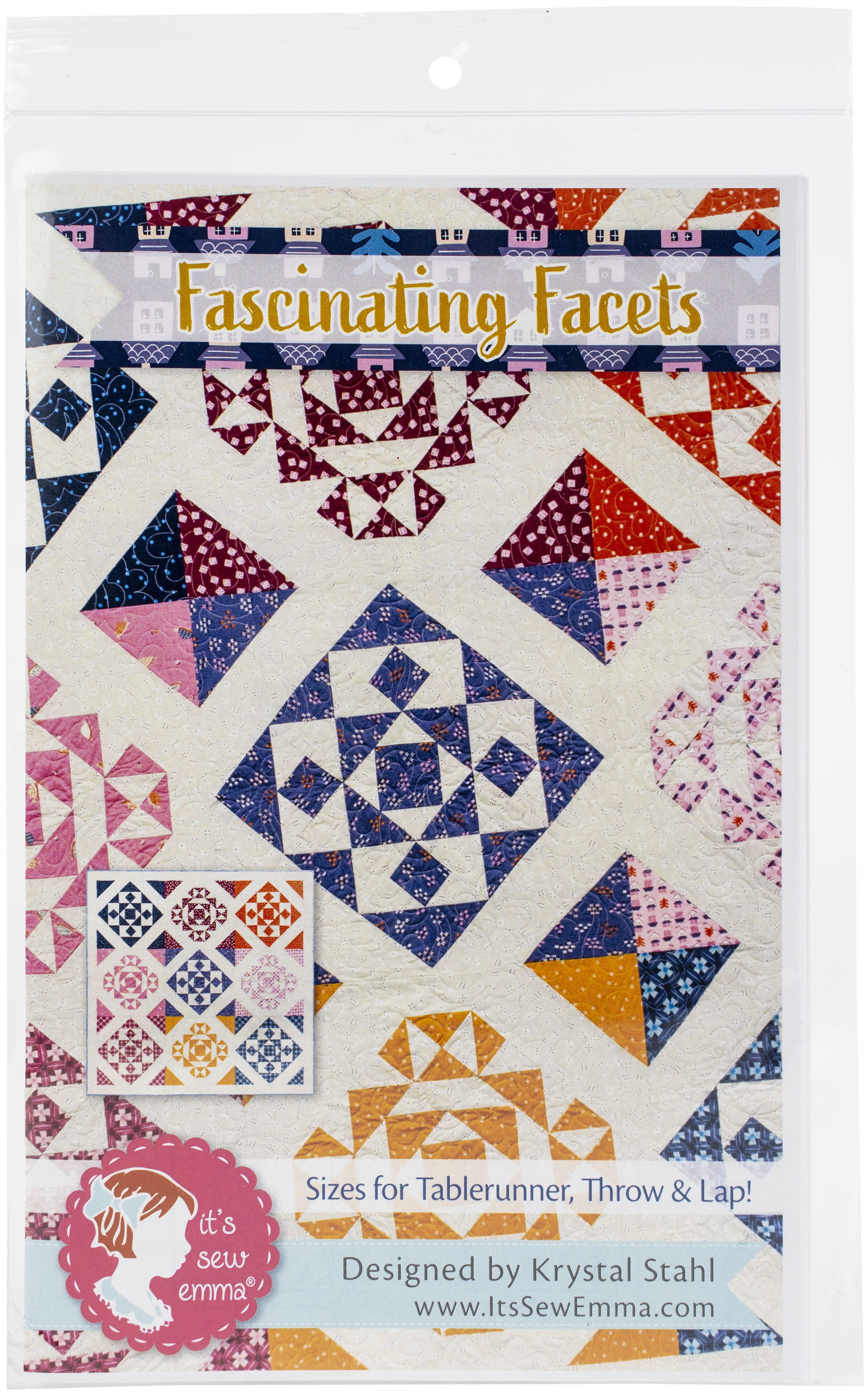 It's Sew Emma Quilt Pattern-Fascinating Facets - Walmart.com