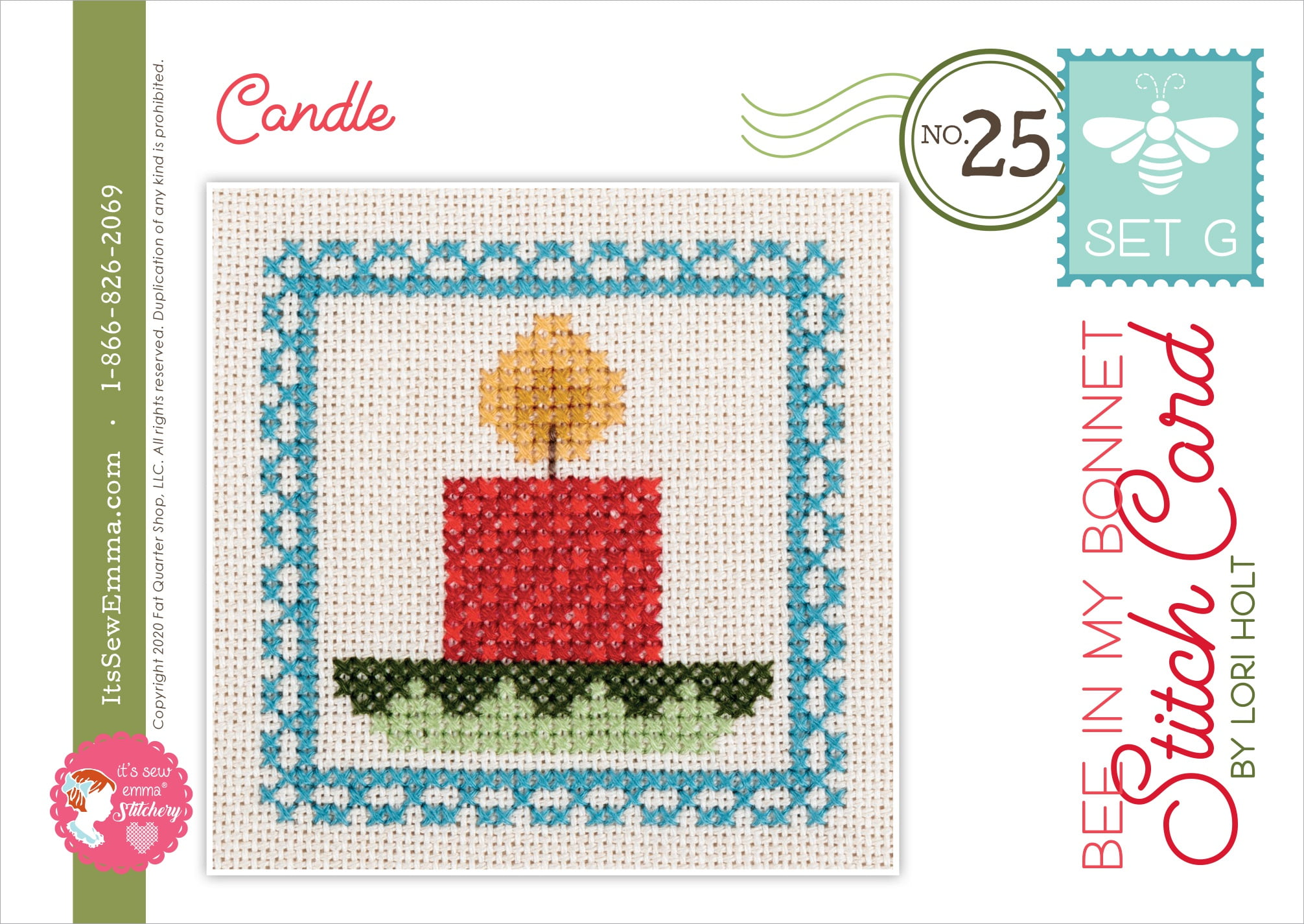 It's Sew Emma Stitch Cards 4/Pkg-Bee In My Bonnet Set G - Walmart.com