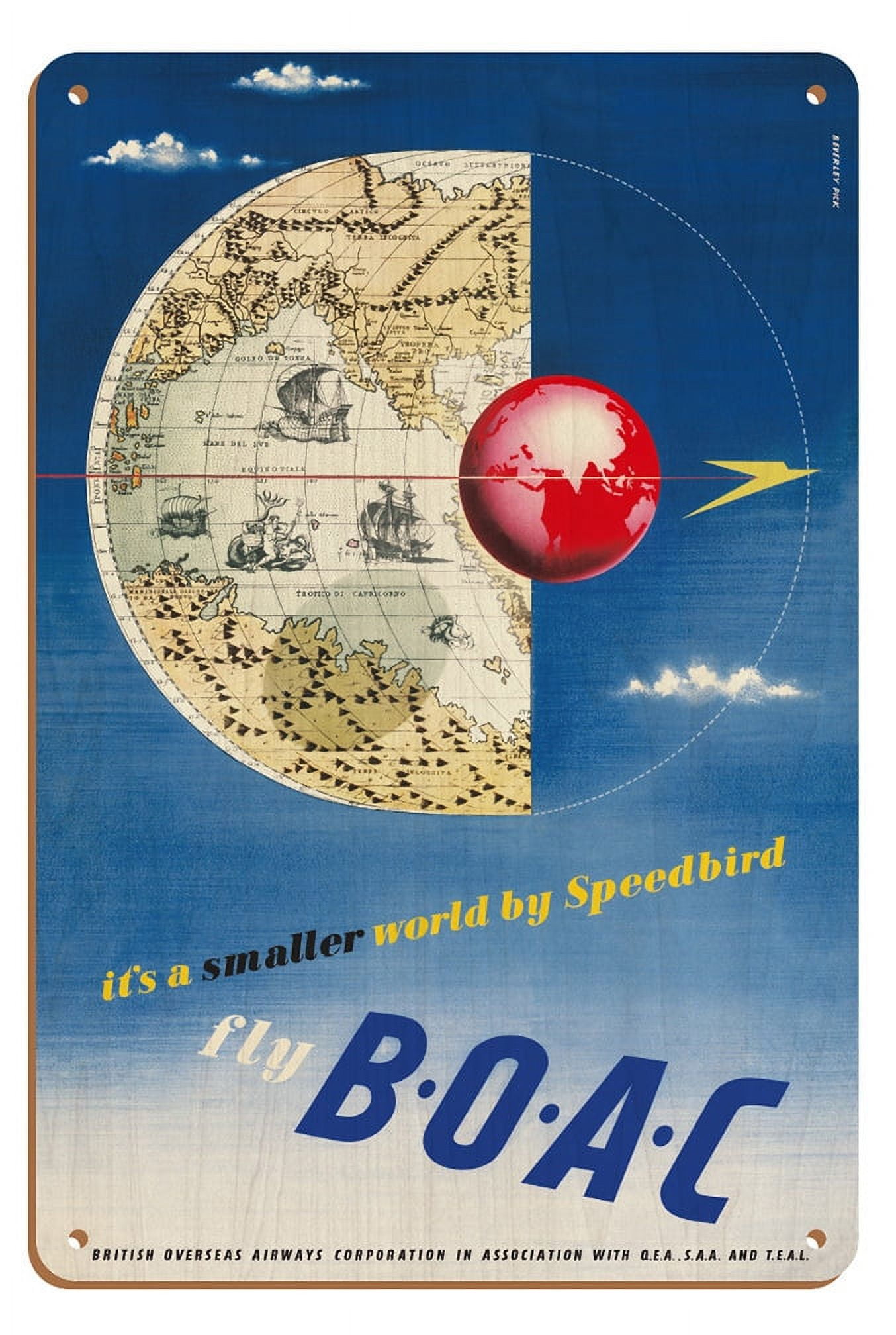 It’s a Smaller World by Speedbird - Fly BOAC (British Overseas Airways ...