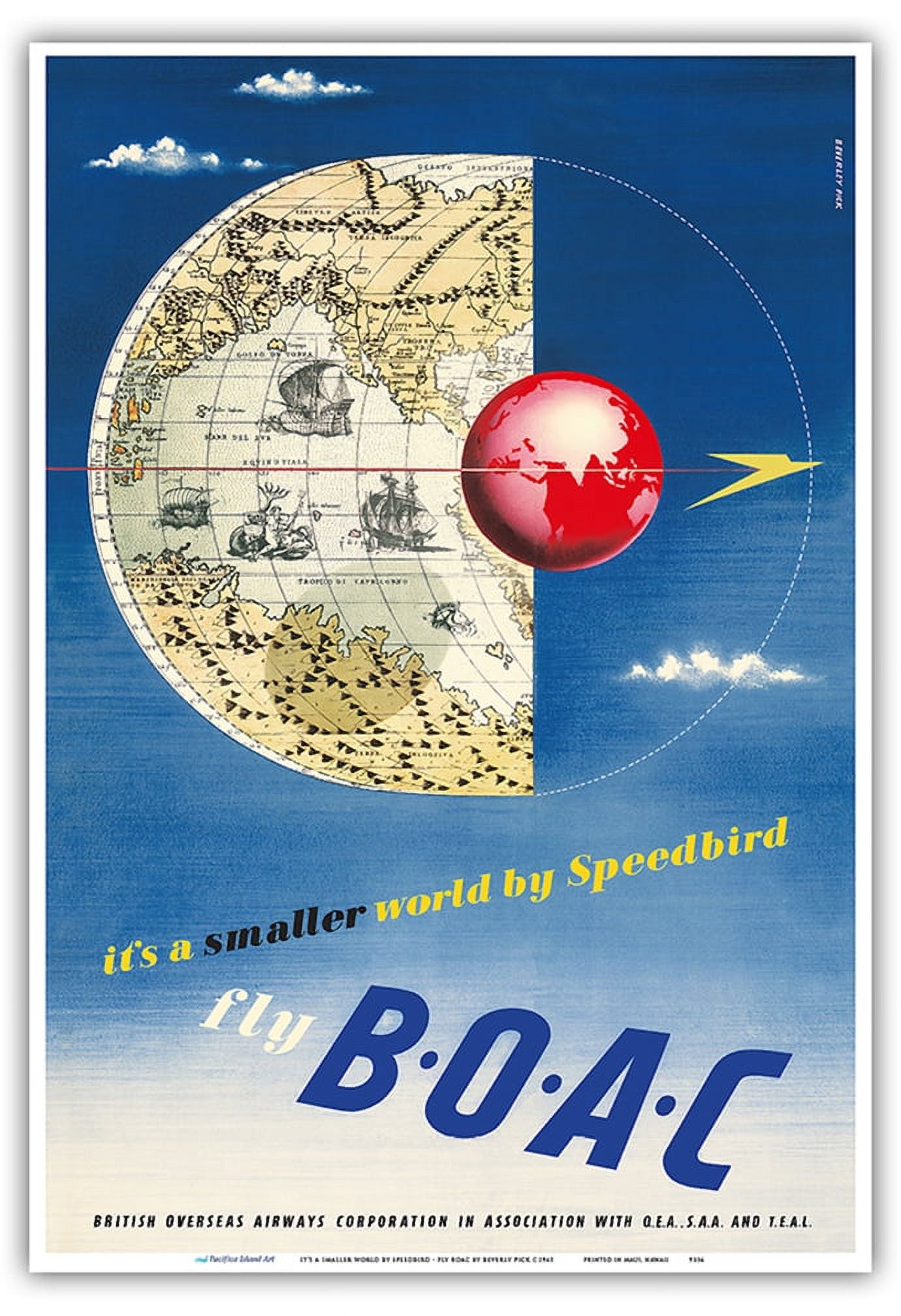 It’s a Smaller World by Speedbird - Fly BOAC (British Overseas Airways ...