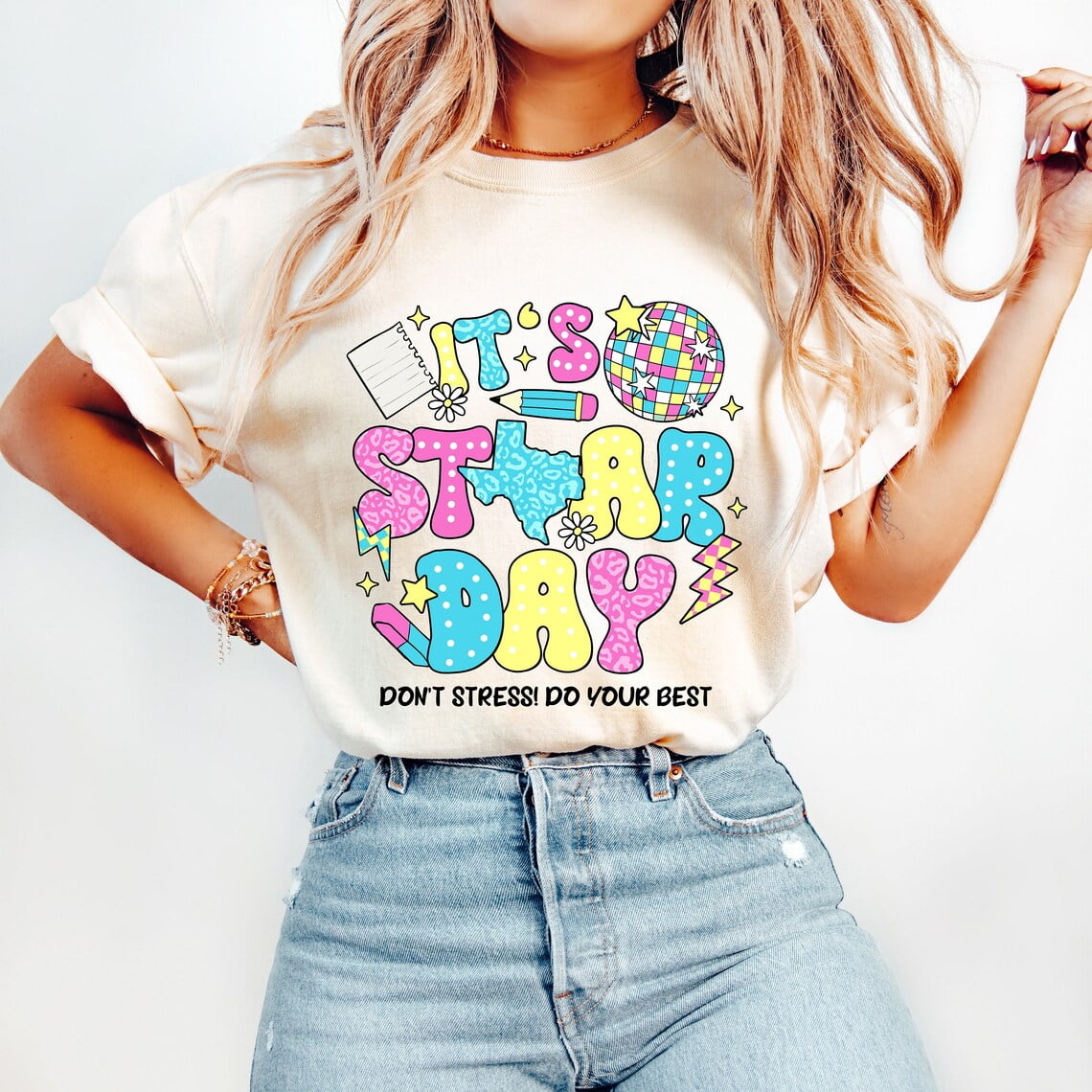 It's Star Day Don't Stress Do Your Best , Test Day , Testing Day ...