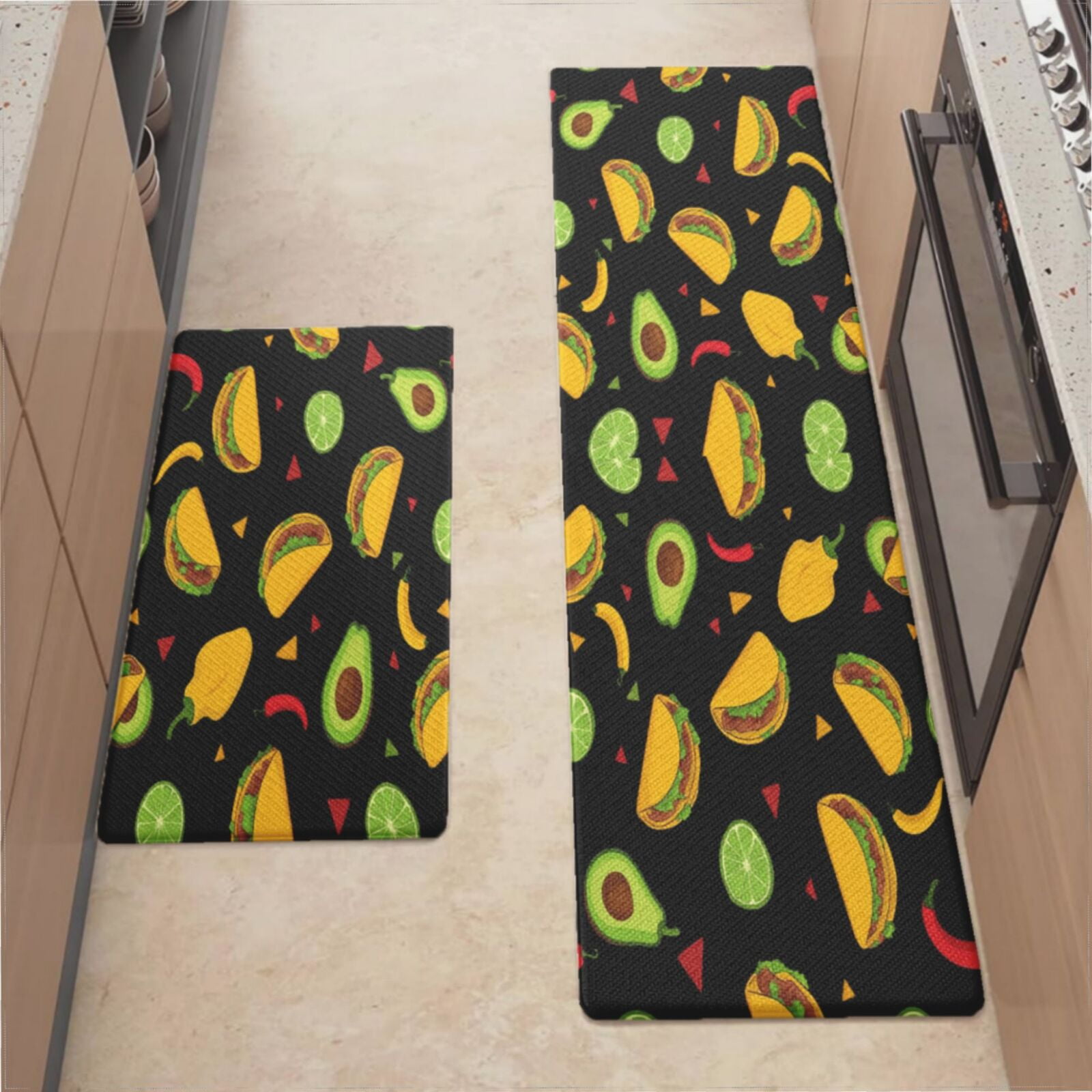 It’s Taco Tuesday Everyday! Pvc Kitchen Mat Runner 2 Pieces Non Slip ...