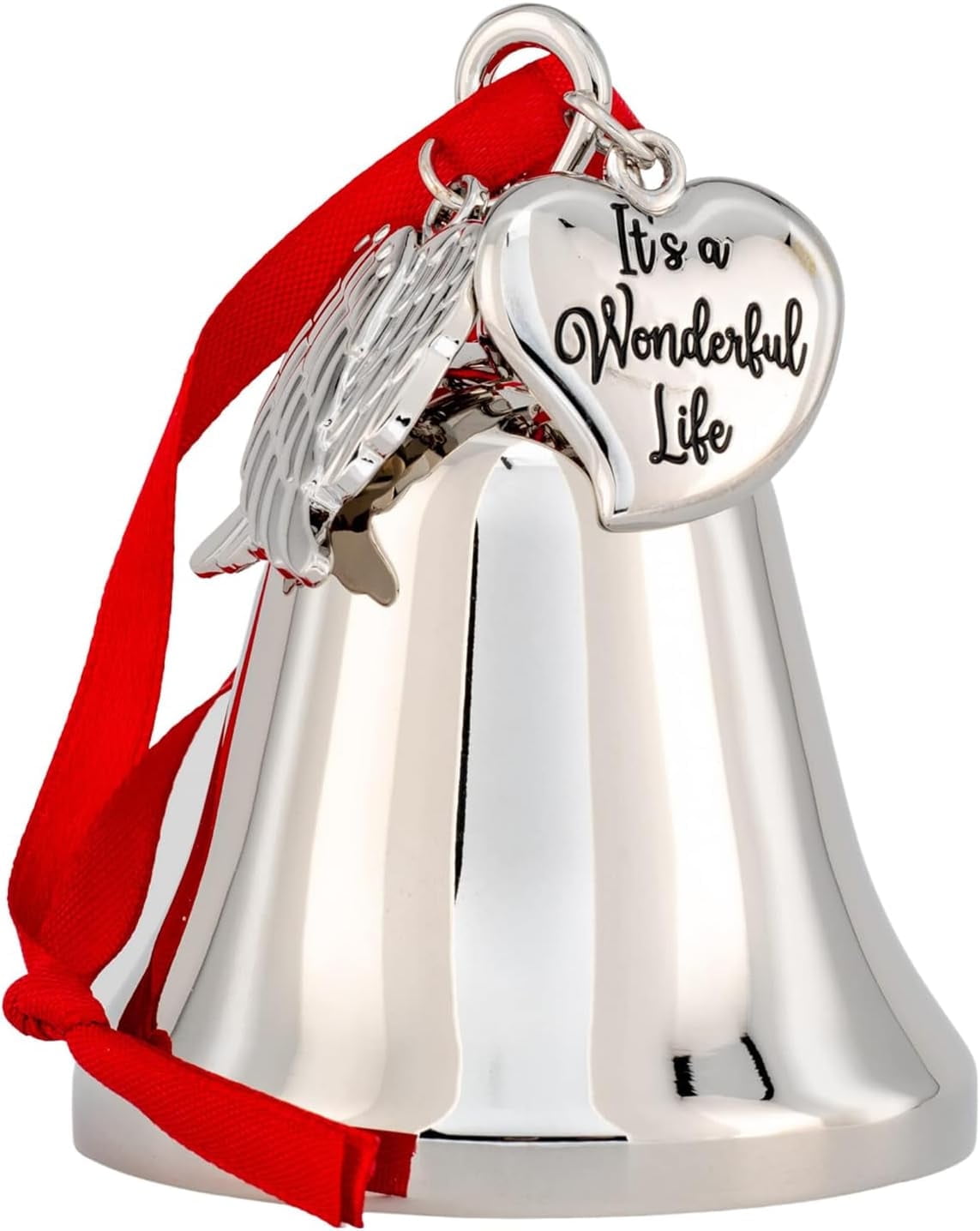 It's a Wonderful Life Ornament Bell Inspired Christmas Angel Wings ...