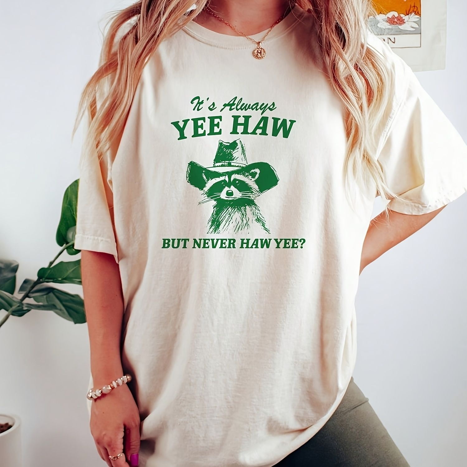 It's Yee Haw But Never Haw Yee Rac CowB1Oy T S1Hirt, Funny Rac , Meme T ...