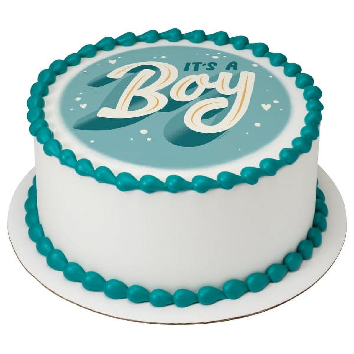 It's a Boy Cake Decoration Edible Frosting Photo Sheet #26909 - Walmart.com