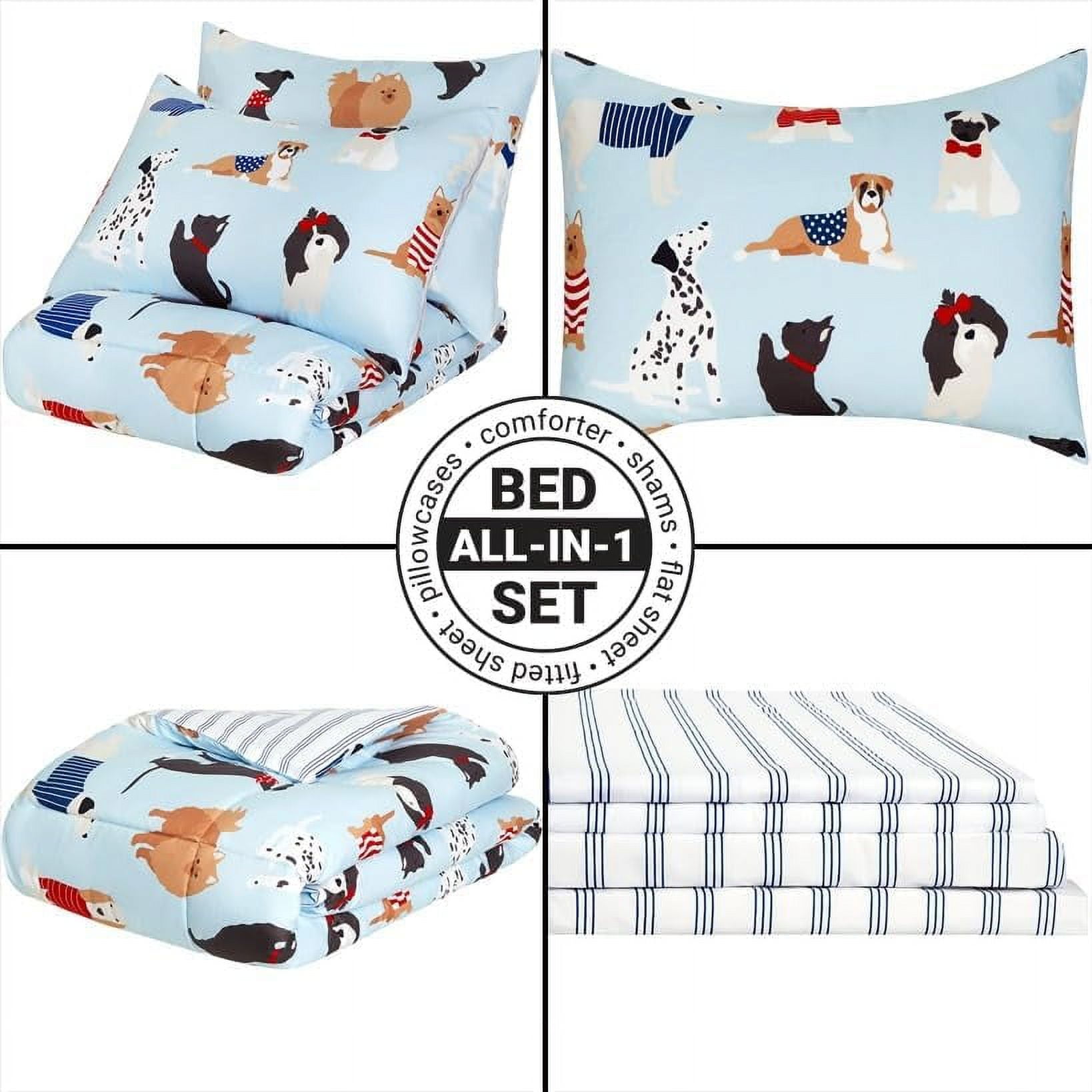 It's a Dog's Life Complete Comforter Set with Sheets - Queen - Walmart.com