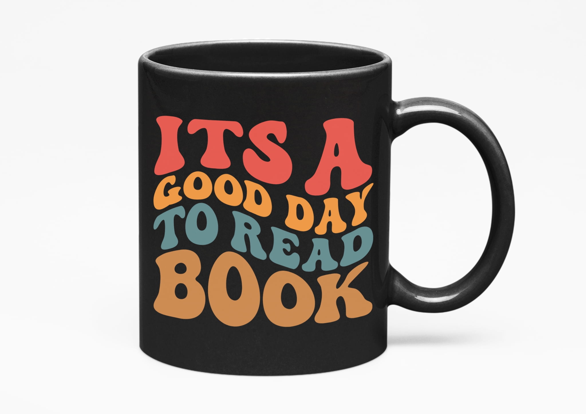 It's a Good Day to Read a Book, Reading Enthusiast Quote, Groovy Retro ...