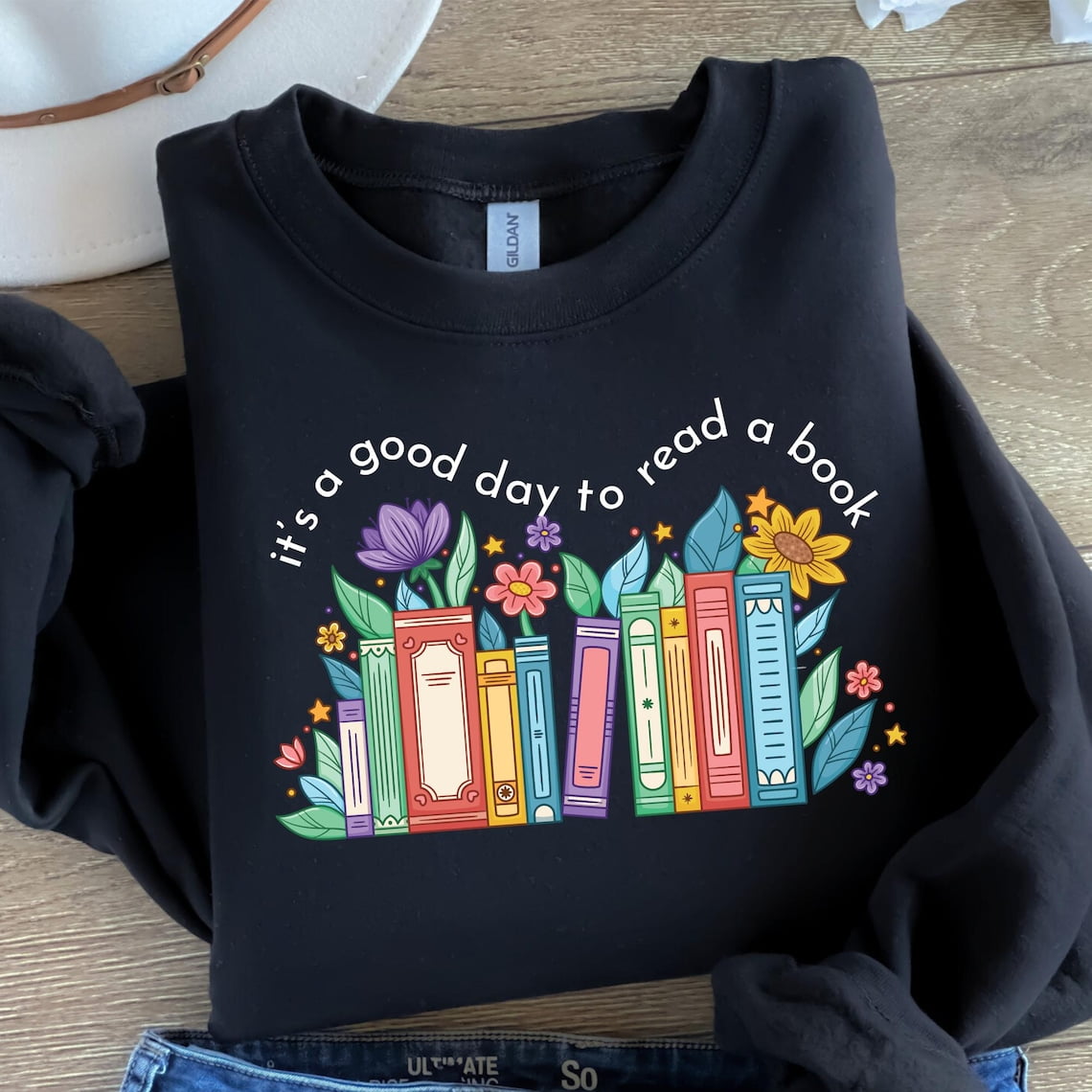 It's a Good Day to Read a Book SweatBack to School 2025 SweatTeacher ...