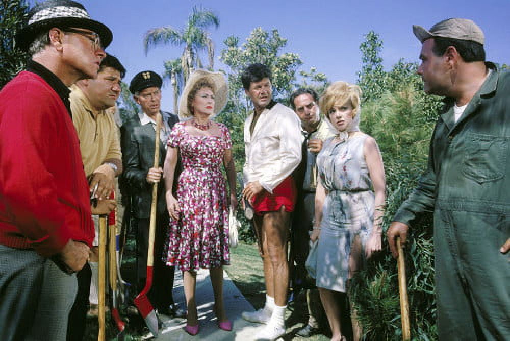 It's a Mad Mad Mad Mad World Cast With Shovels 24x36 Poster Mickey ...