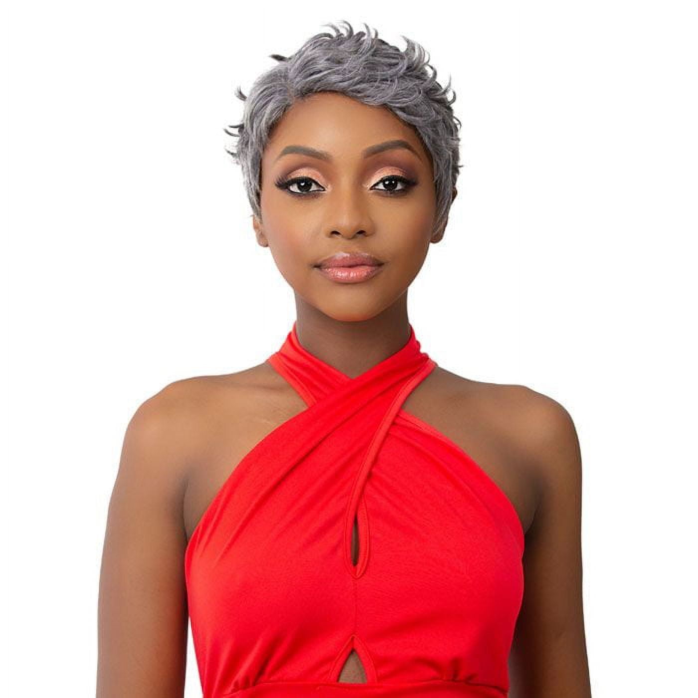 It's a Wig Synthetic Hair Wig - RAVE (Color:TWILIGHT GREY) - Walmart.com