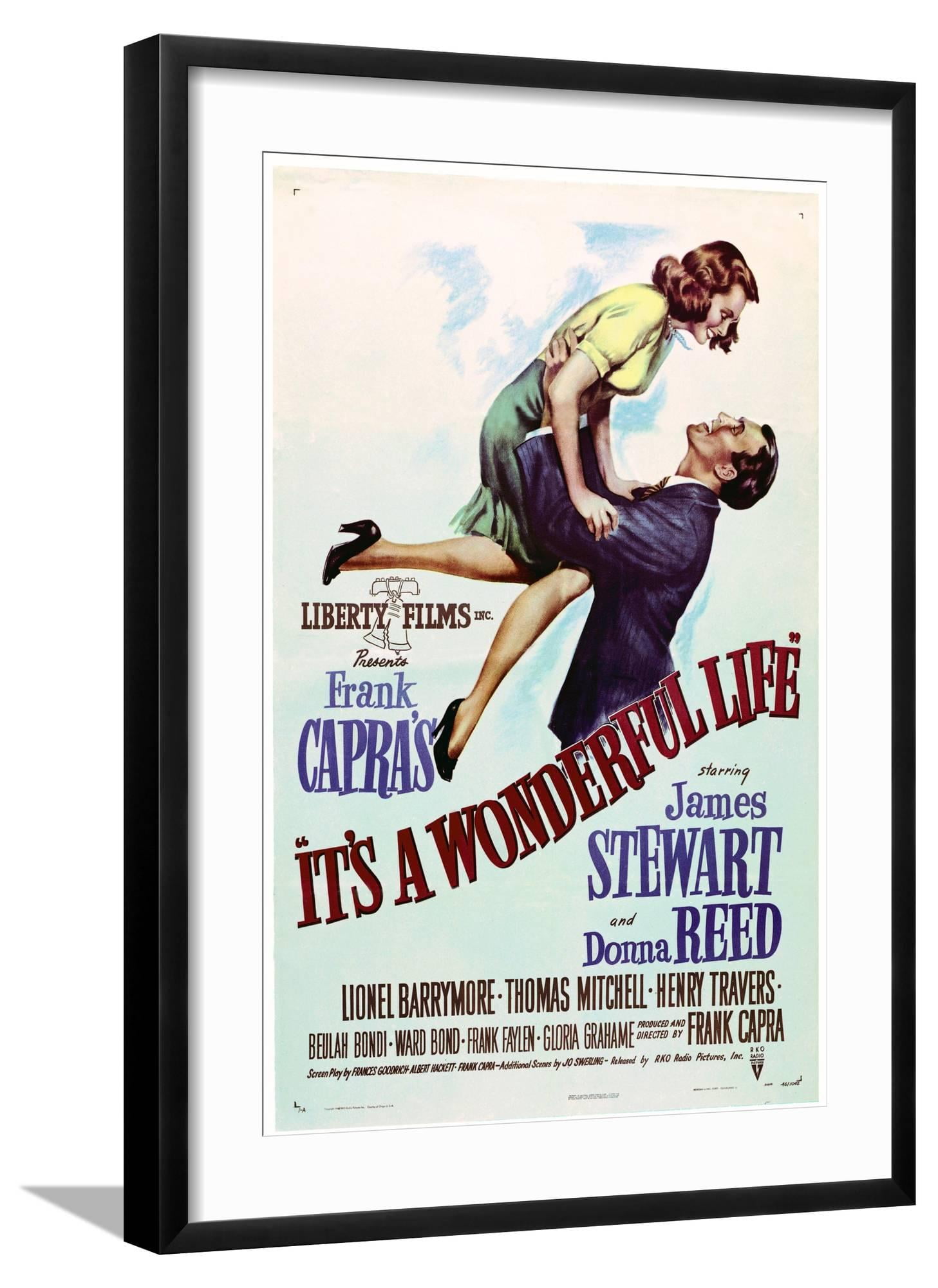 Art.com It's a Wonderful Life Photo, Black Frame Wall Art, 21" x 29 ...