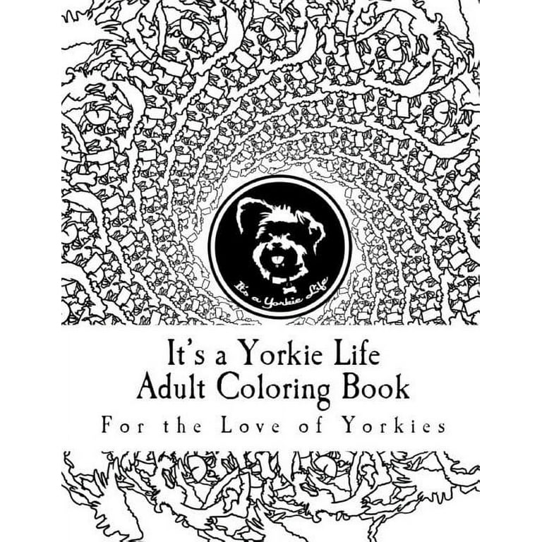 yorkies coloring pages